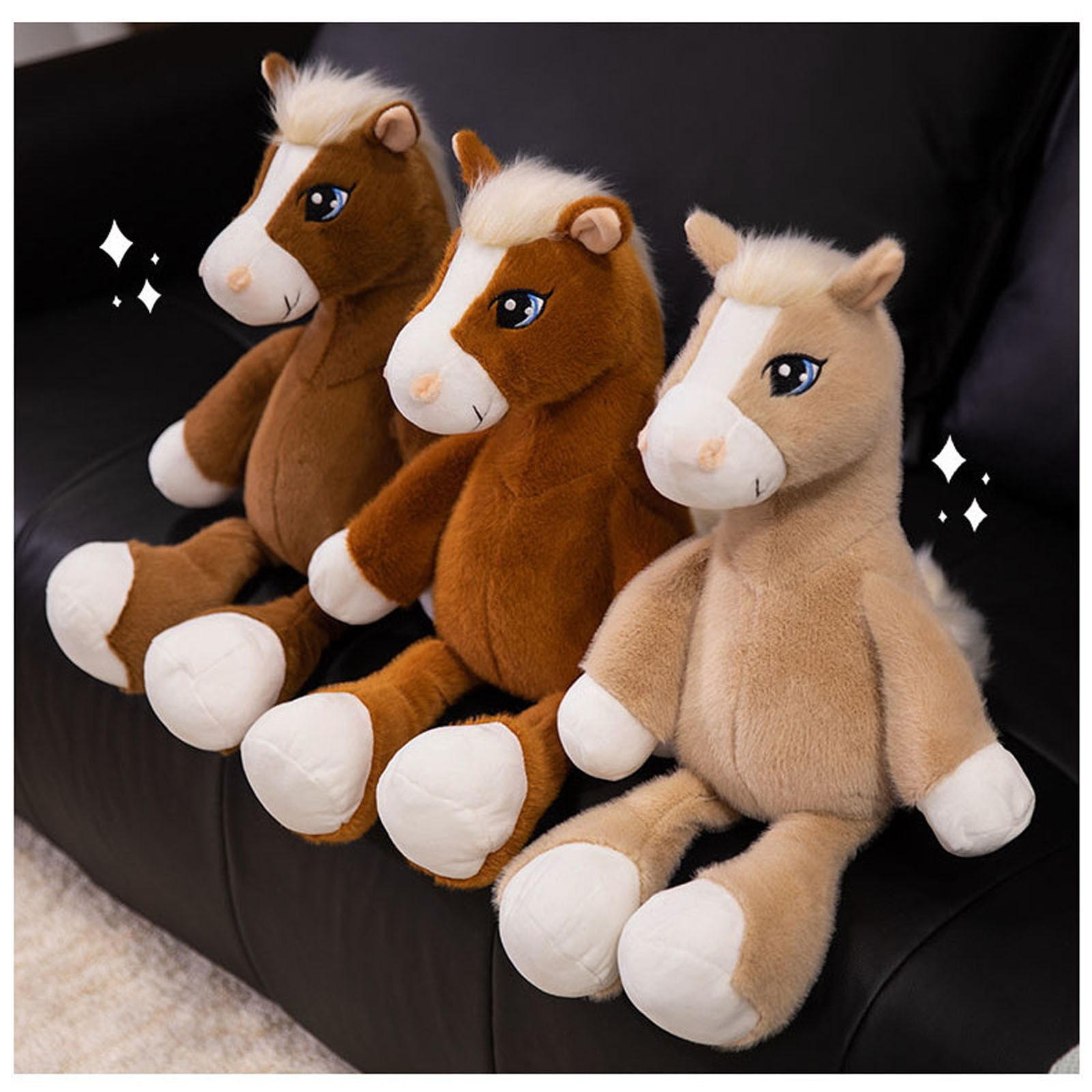 Nsxcdh Kids Toys Simulation Running Ponys Plushs Toys Chineses Zodiacs ...