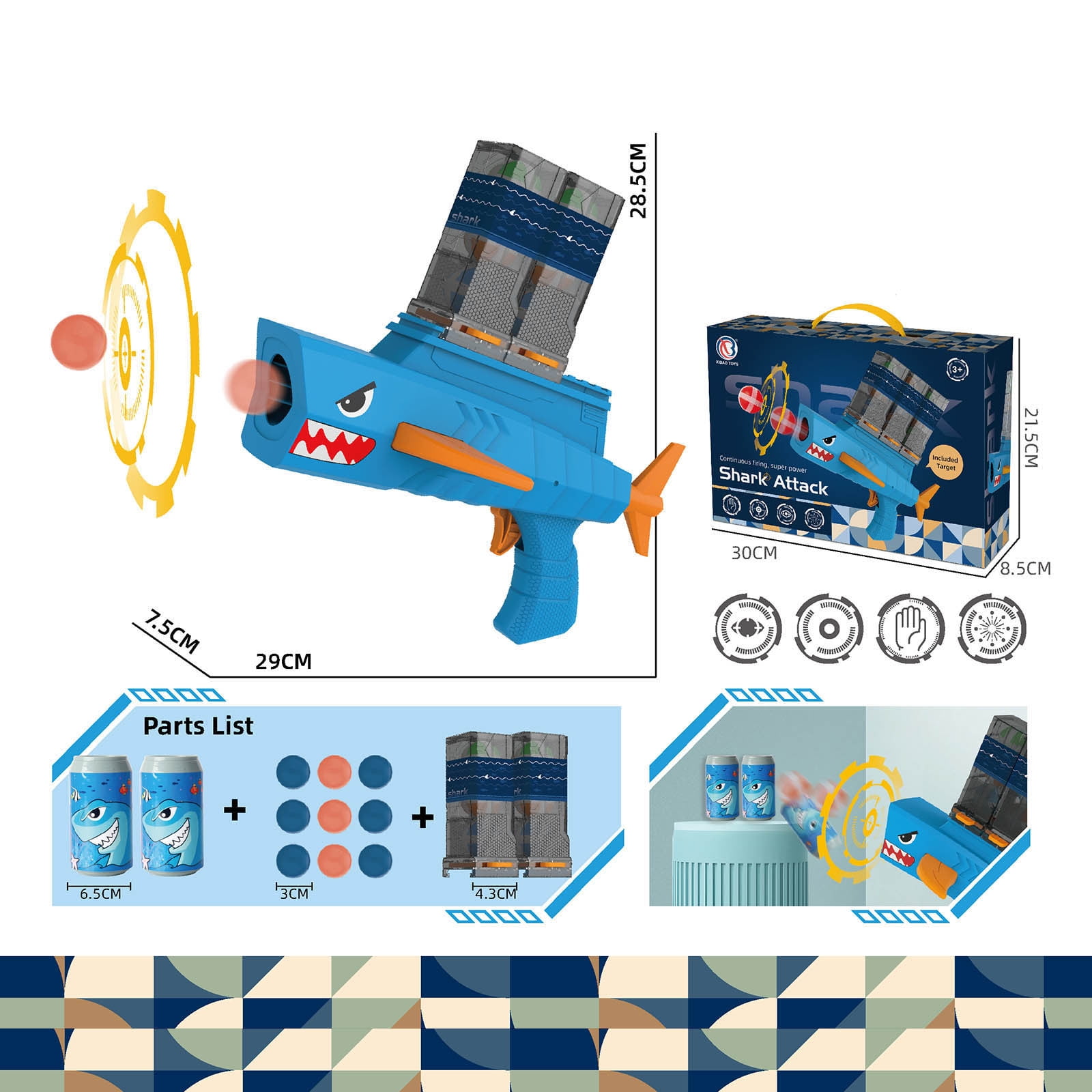 Nsxcdh Kids Toys Toy Children's Brainstorming Bow Toy Set Throwing Dart ...
