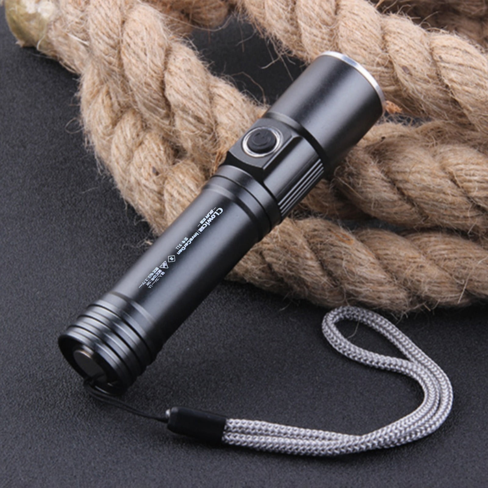 Nsxcdh LED Flashlight 1000 Lumens Zoomable,Rechargeable with 4 Modes ...