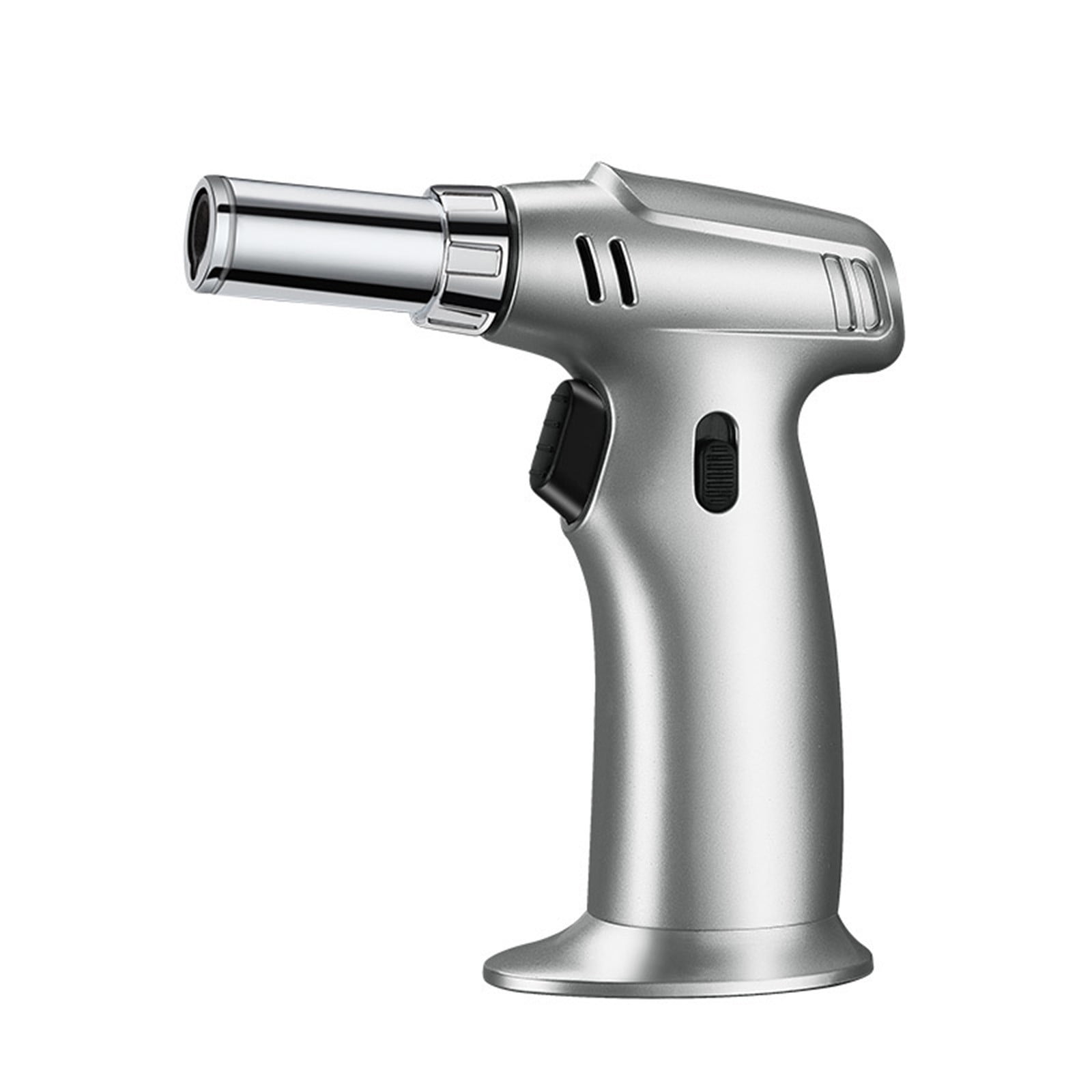 Nsxcdh Metal Torch Lighter Direct Blast Blue Flame 1300c,Fire Lock,360 ...