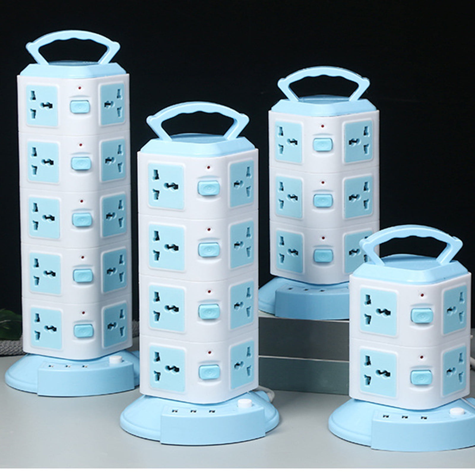 Nsxcdh Power Strip Surge Protector-Power Strip Tower With 3 USB Ports ...