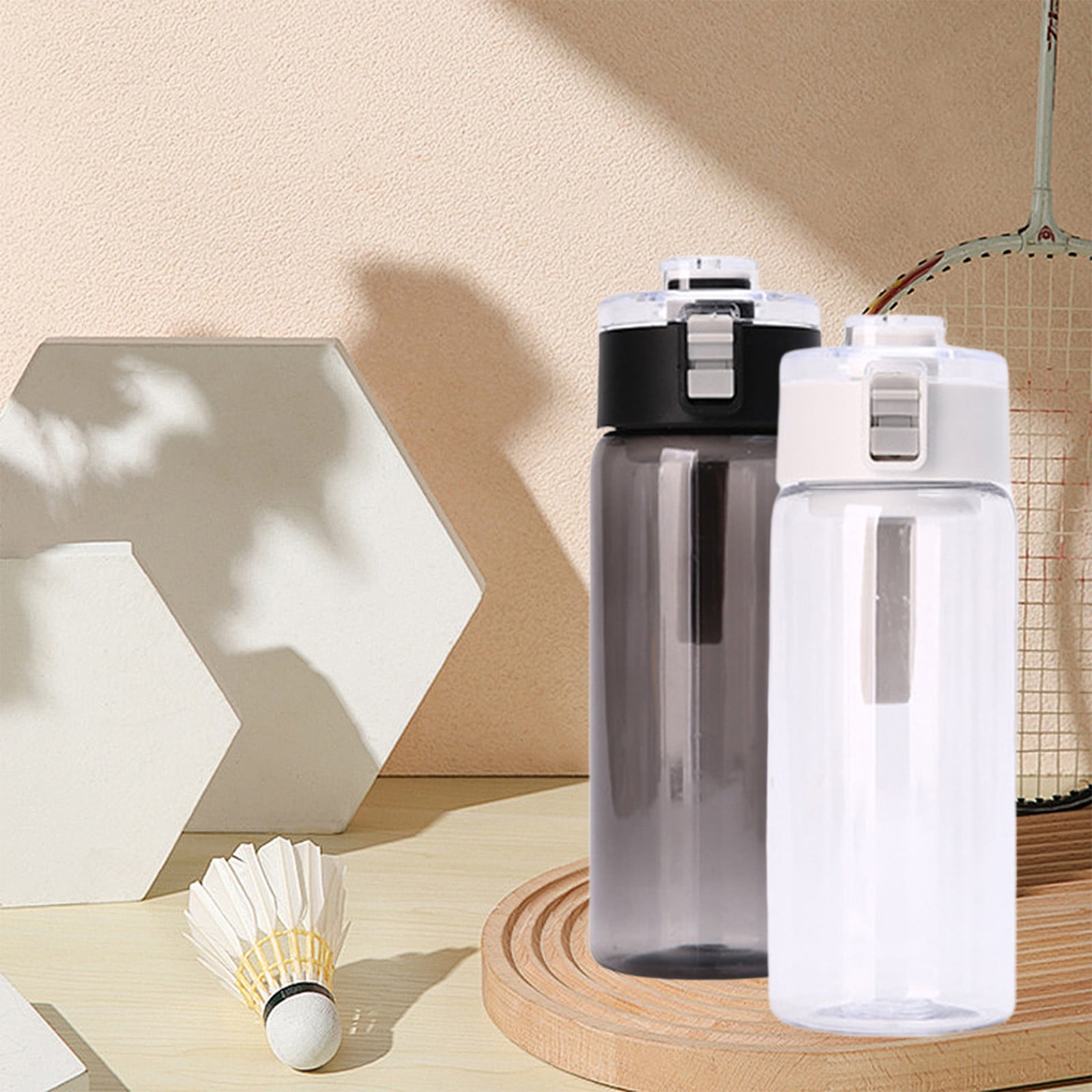 Nsxcdh Savings 1000ML Leakproof Sports Water Bottle with Handle, Extra ...