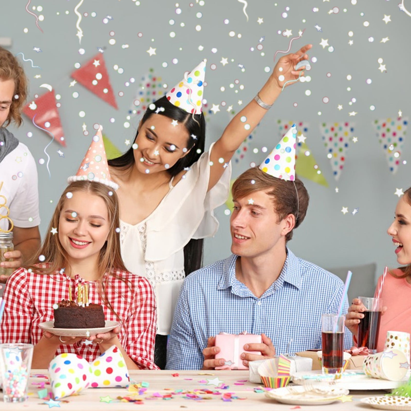 Nsxcdh Colorful Pneumatic Confetti Guns for Parties,Birthdays,Weddings ...