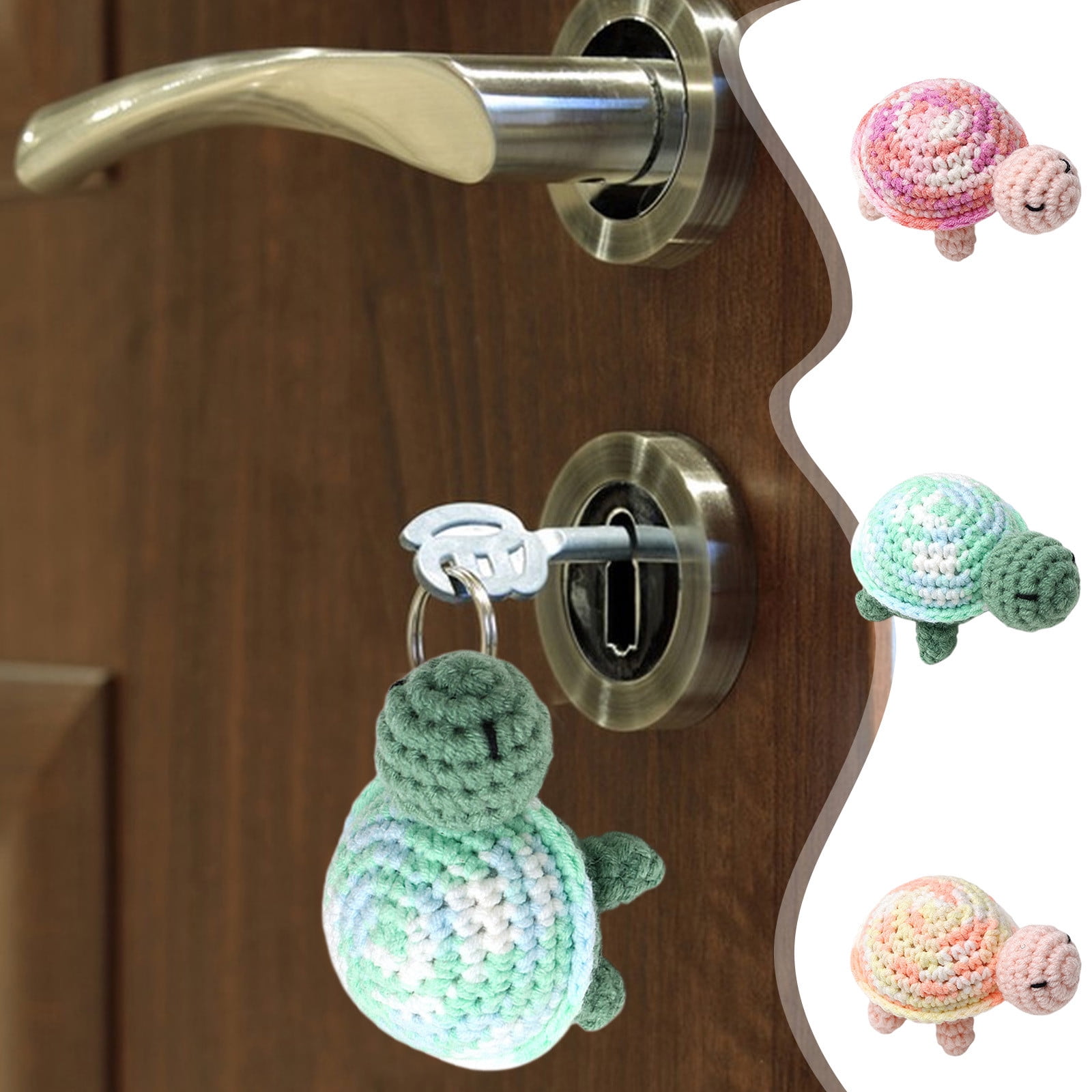Nsxcdh Savings Crochet Turtle Key Pendant, Handmade Mother’s Day Gift ...