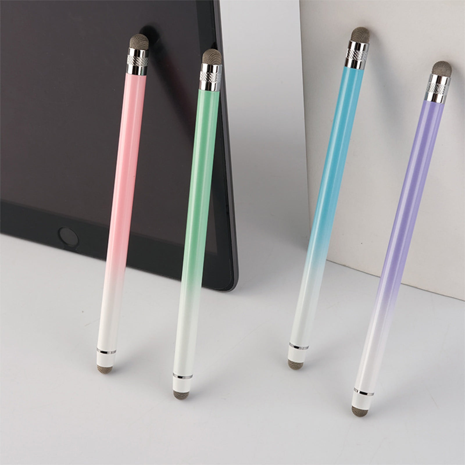 Nsxcdh Stylus Pen Capacitive Touchscreen Pen Gradient Silver Fiber Tip ...