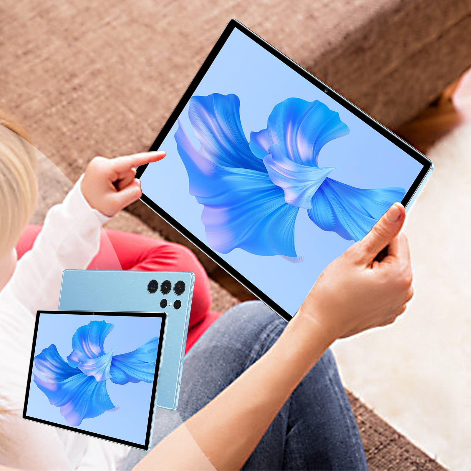 Nsxcdh Tablet 10.1 Inch Android 12 Tablete WiFi Dual SIM Tablets PC ...