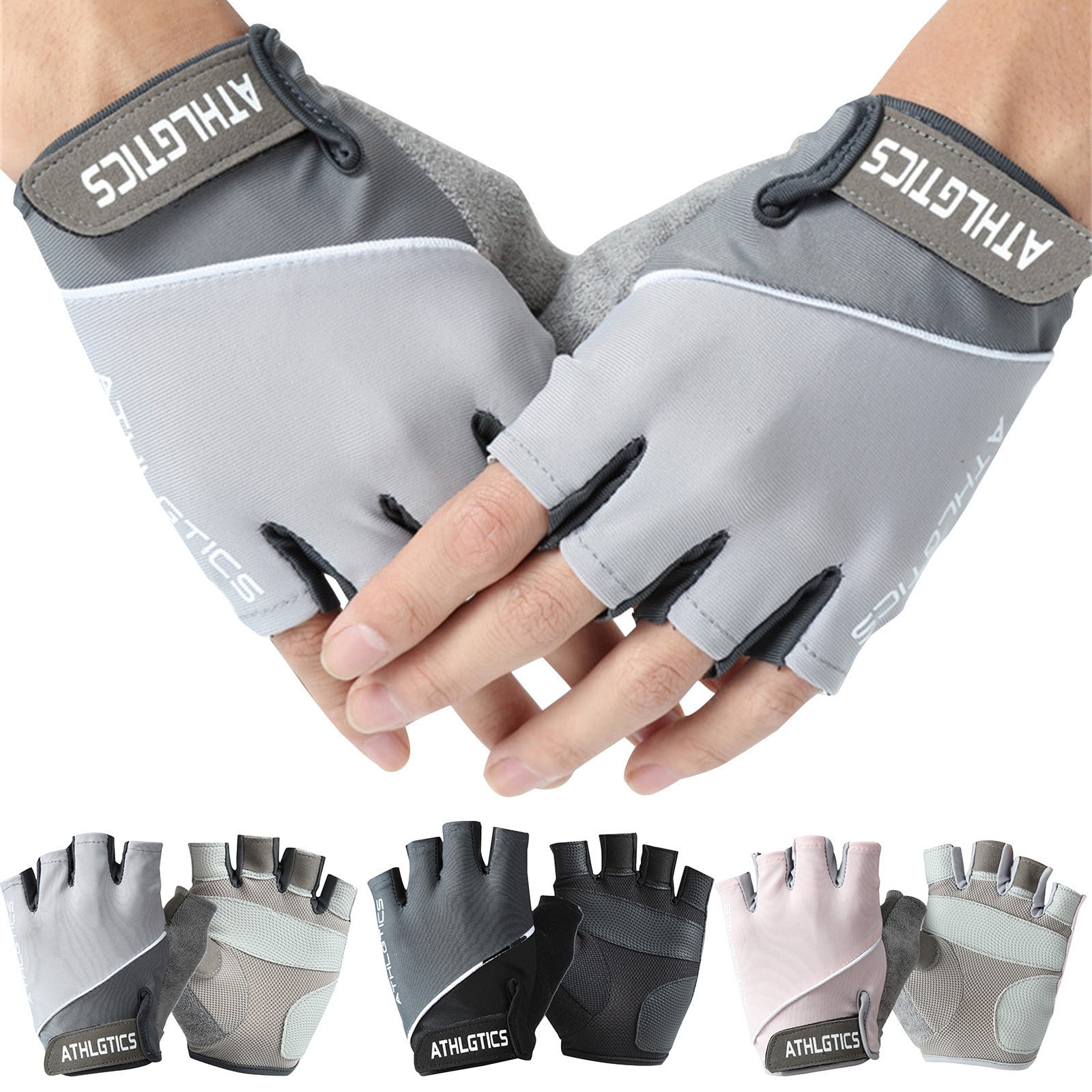Nsxcdh Training Workout Gloves Full Palm Protection Ventilated Cushion ...