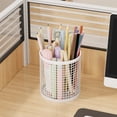 Nsxcdh Wrought Iron Office Desktop Pen Holder Multi Compartment Storage ...