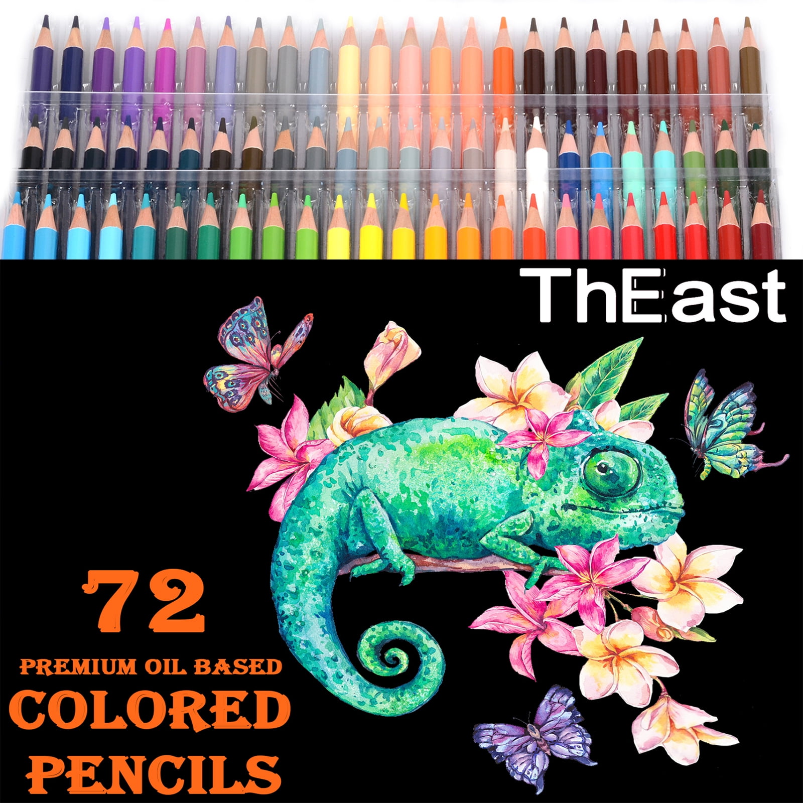 Nsxsu Art Set: 72 Vibrant Colored Pencils for Professional Drawing ...
