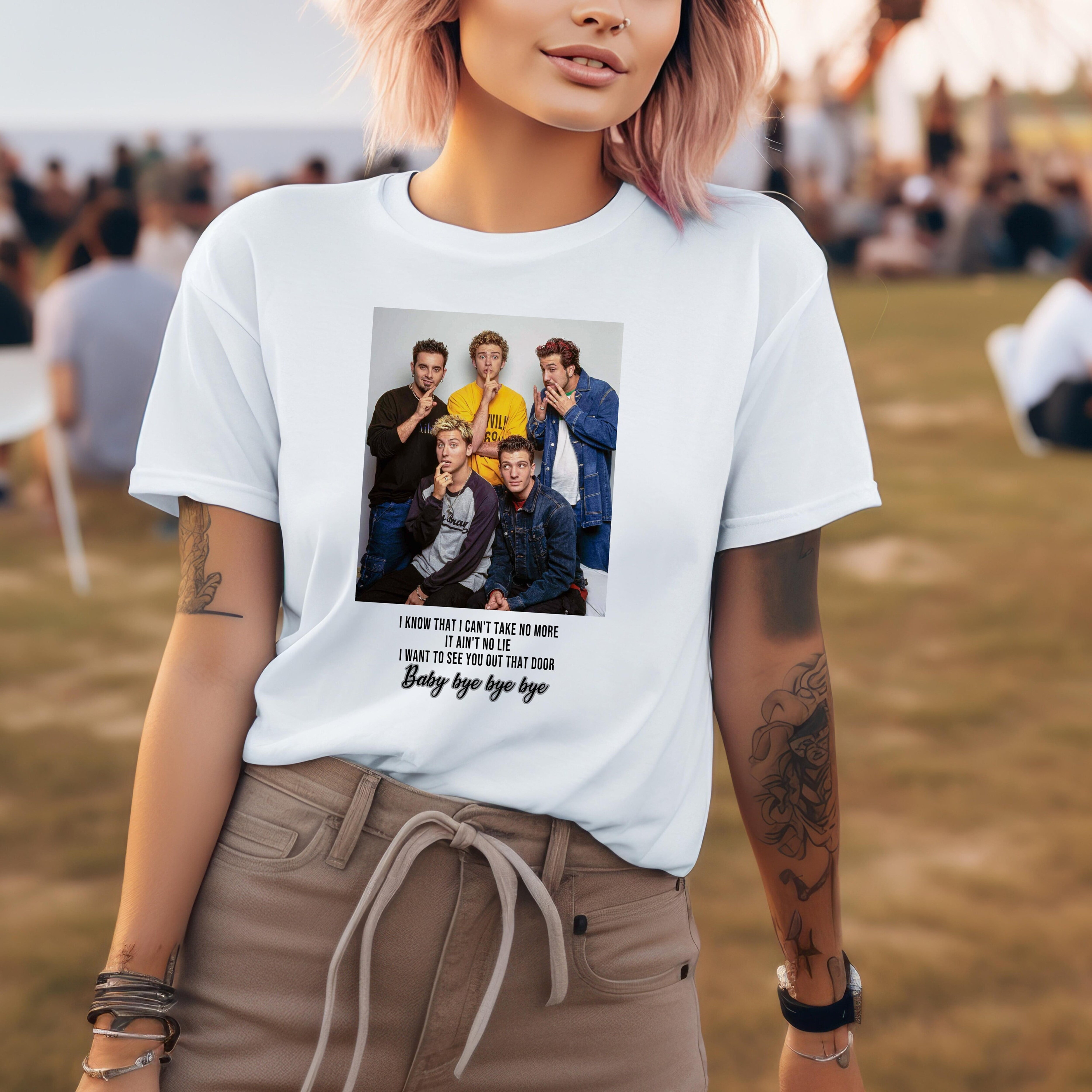 Nsync T-shirt,Boy Band,Fan Merch,90s,Pop,Retro,Music,Gift for fans ...