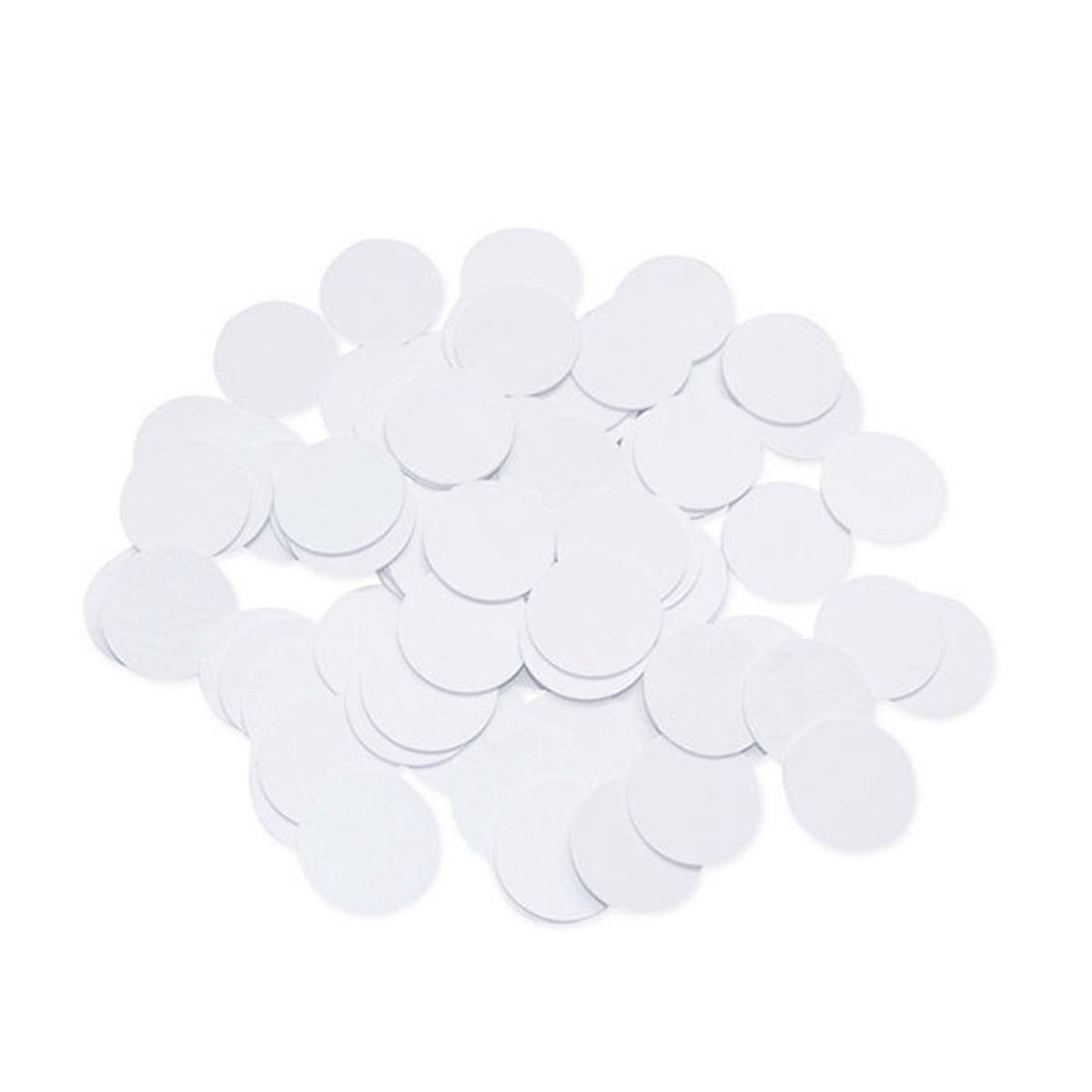 Ntag215 Nfc Tags Cards,100Pcs White Round Pvc Coin Cards Compatible ...