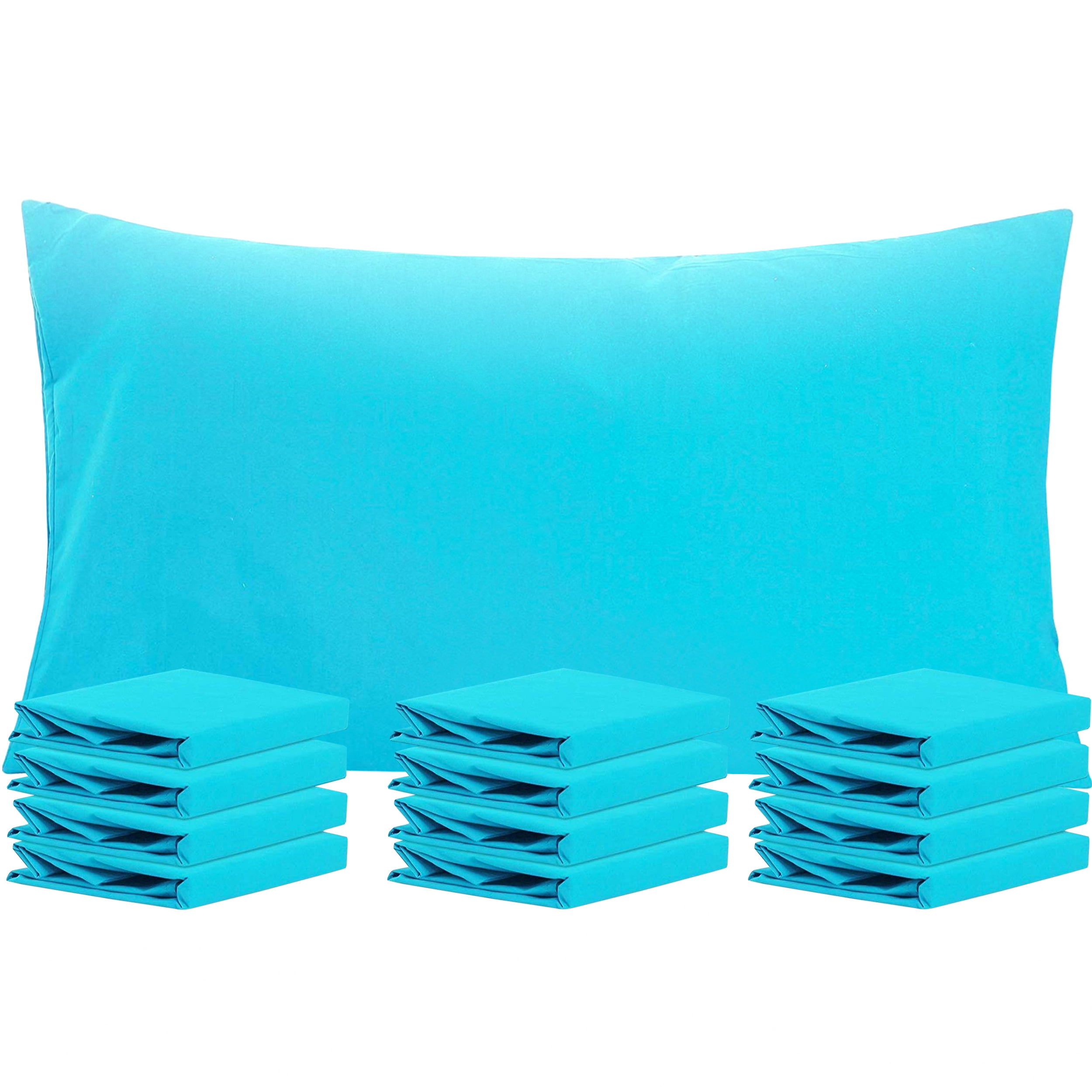 Ntbay 12 Pack Microfiber King Ultra Soft Pillowcases with Envelope ...