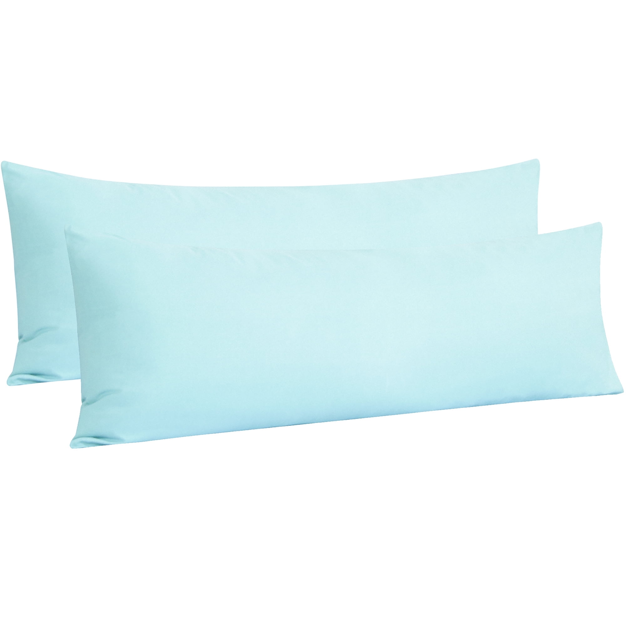 "Ntbay Ultra Soft Body Pillowcase, 2 Pack, Aqua Blue, Wrinkle & Stain ...