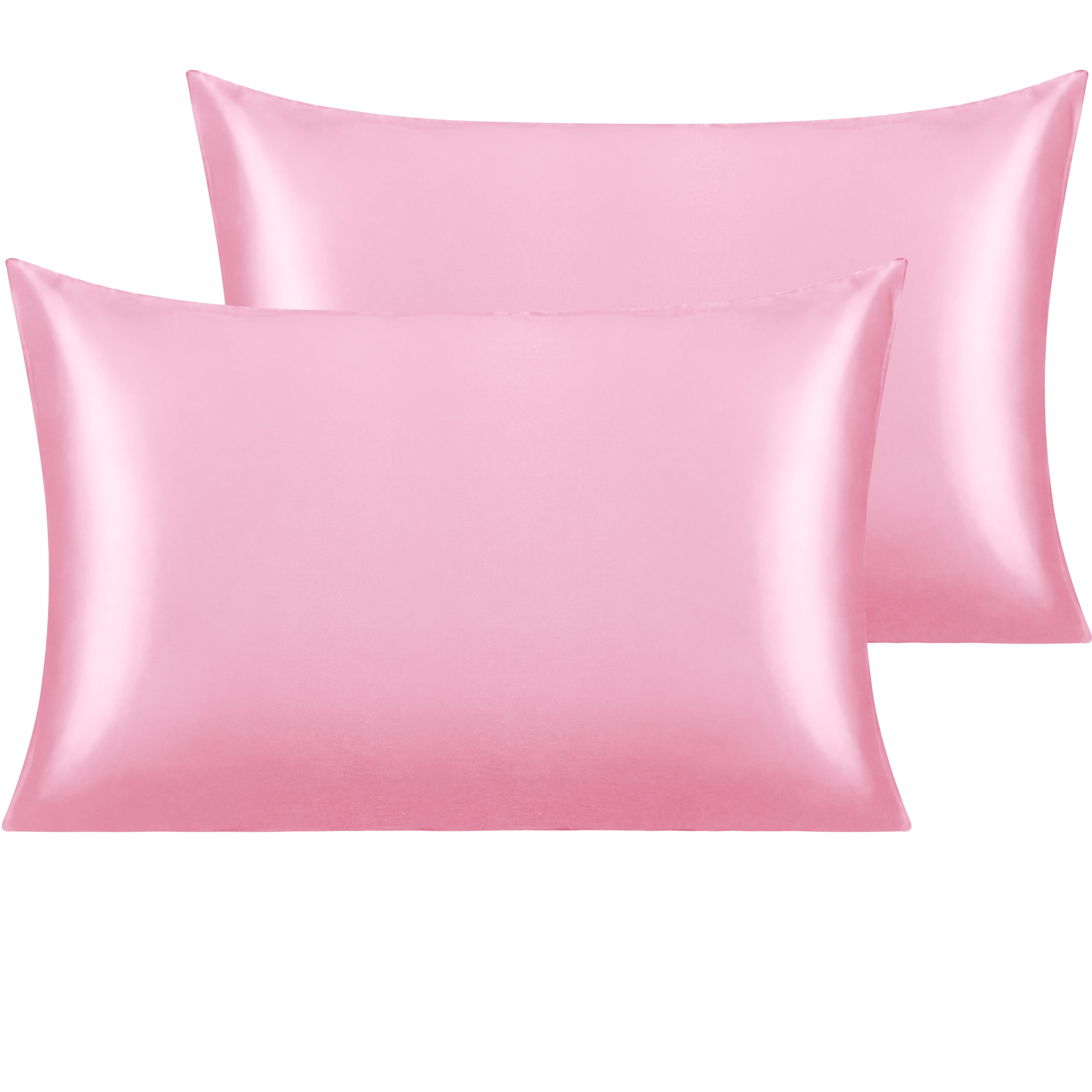 "Ntbay Queen Silk Satin Pillowcases 2 Pack, Luxury Soft for Hair and ...
