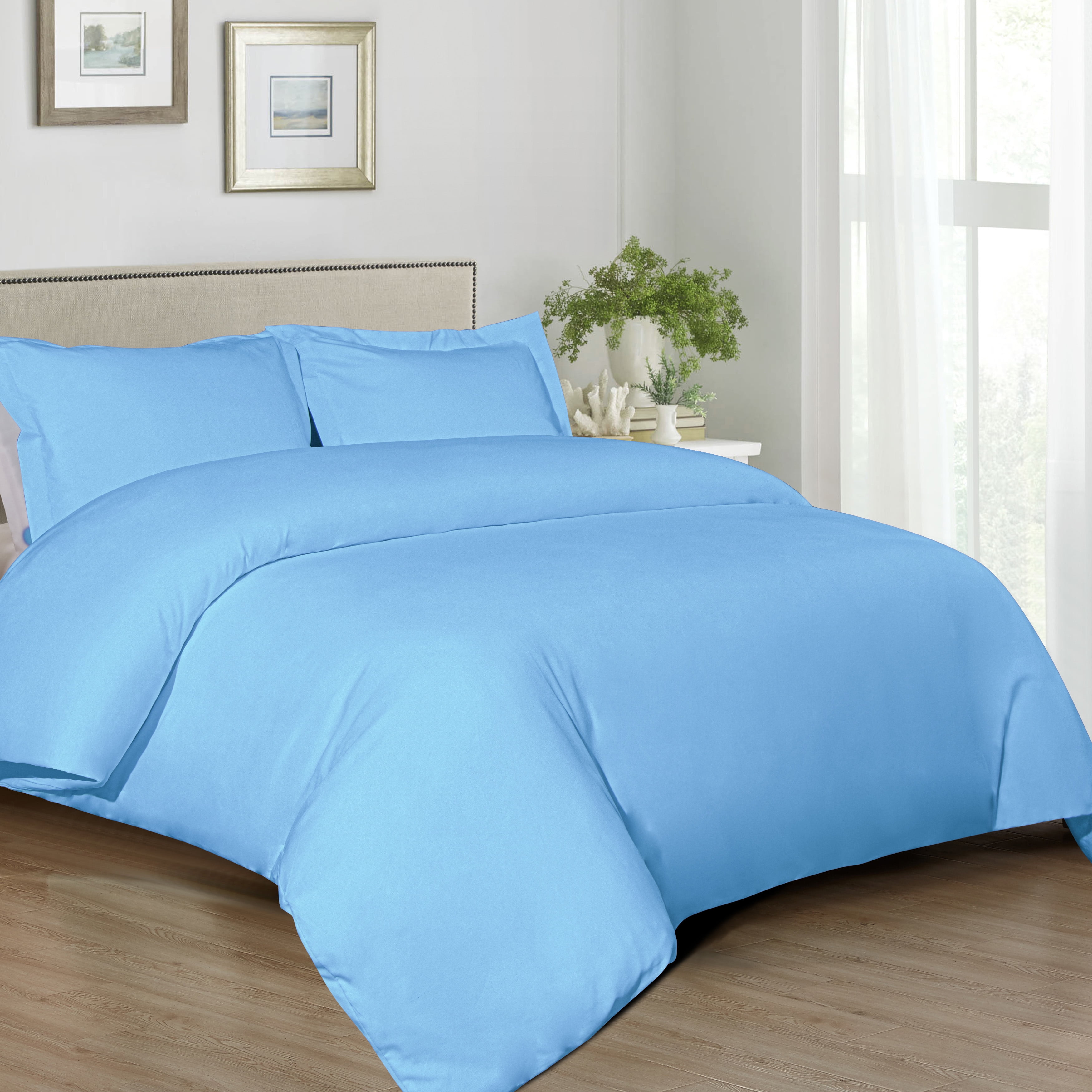 Ntbay 2-Piece Ultra Soft Microfiber Twin Duvet Cover Set, Include ...