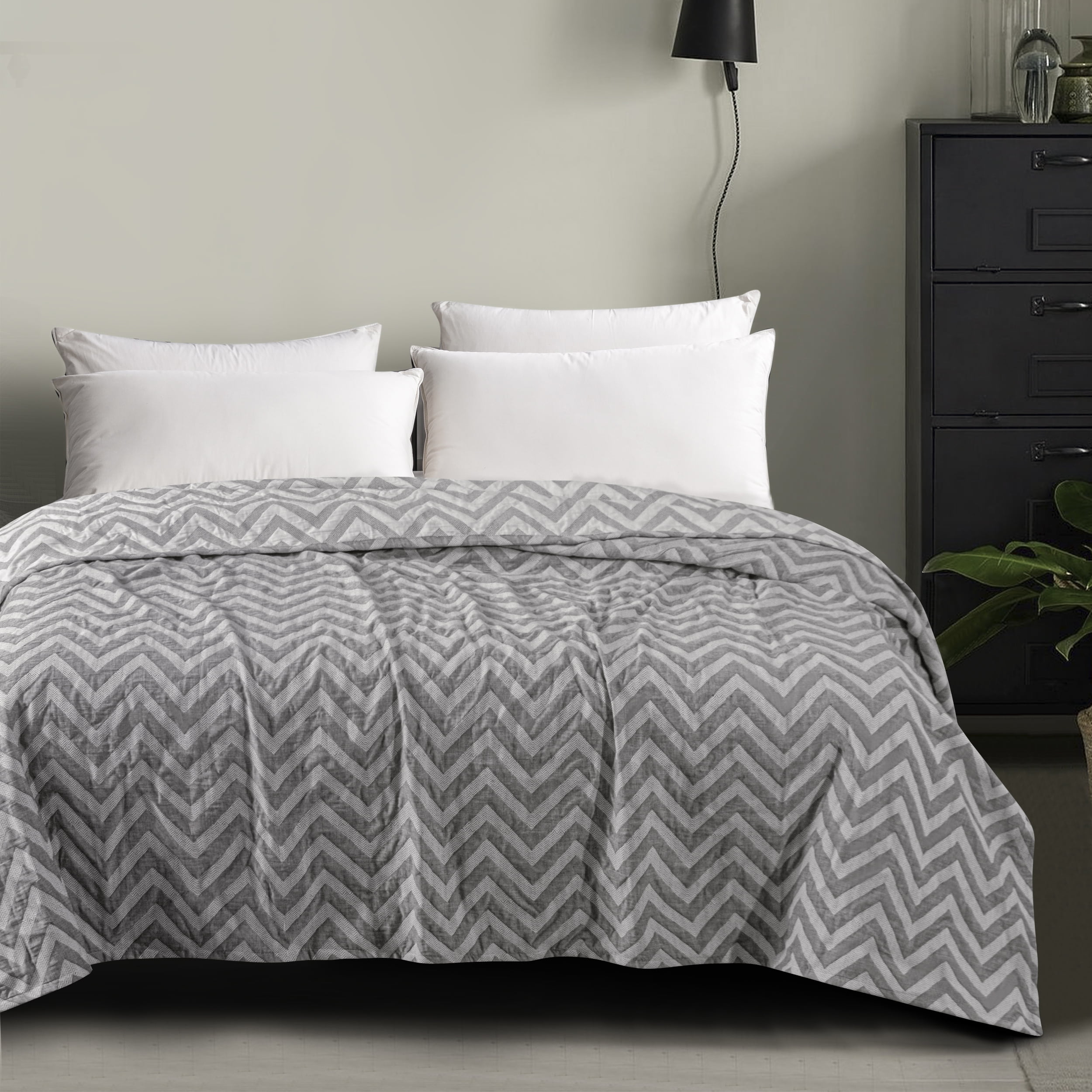 Ntbay 3 Layers Cotton Muslin King Bed Blanket, Super Soft Breathable ...
