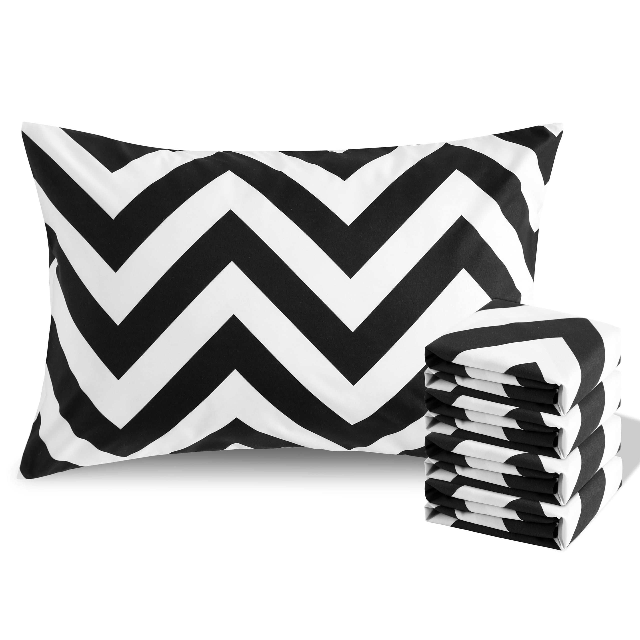 Ntbay Microfiber Pillowcase set - 4 Pack - Envelope Closure Pillow ...