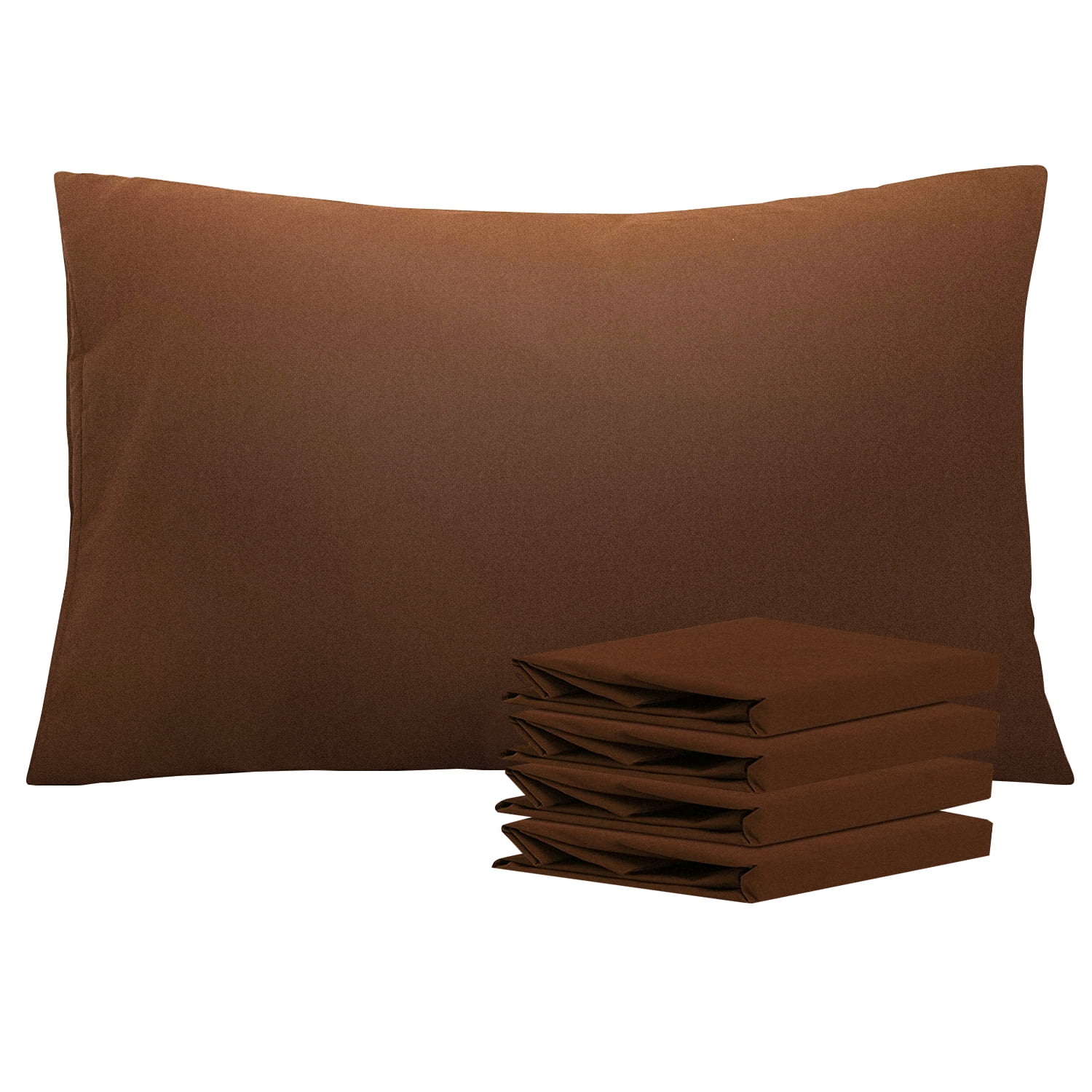 Ntbay 4 Pack Microfiber Queen Ultra Soft Pillowcases with Envelope ...
