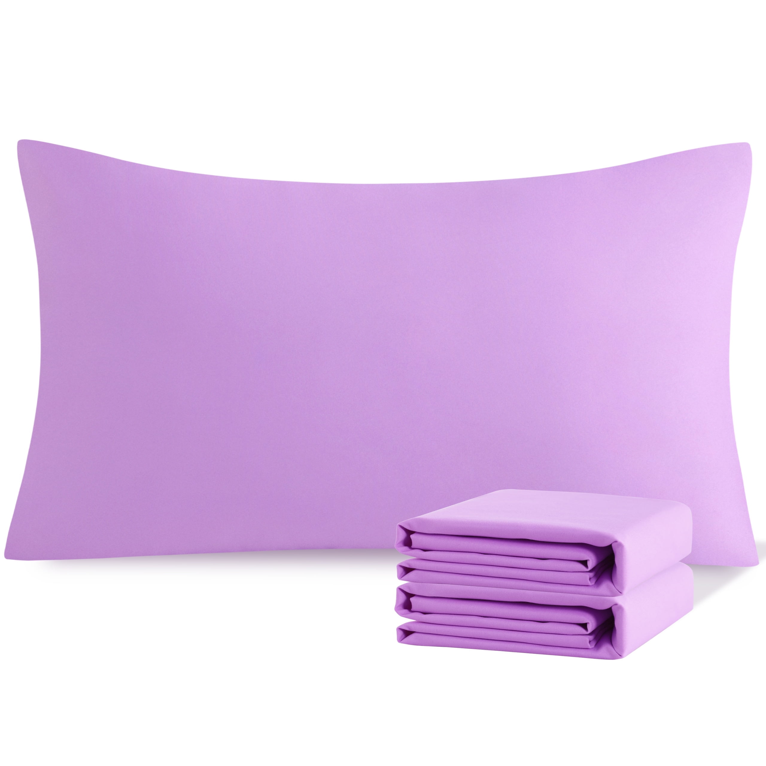 Ntbay Microfiber Pillowcase set - 2 Pack - Envelope Closure Pillow ...