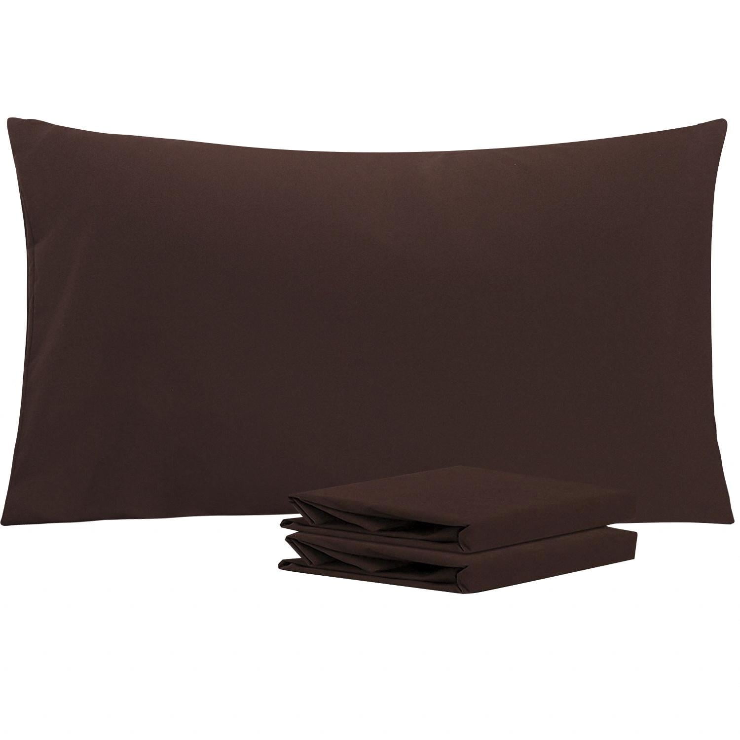 Ntbay Queen Size Microfiber Pillowcase Set - 2 Pack with Envelope ...