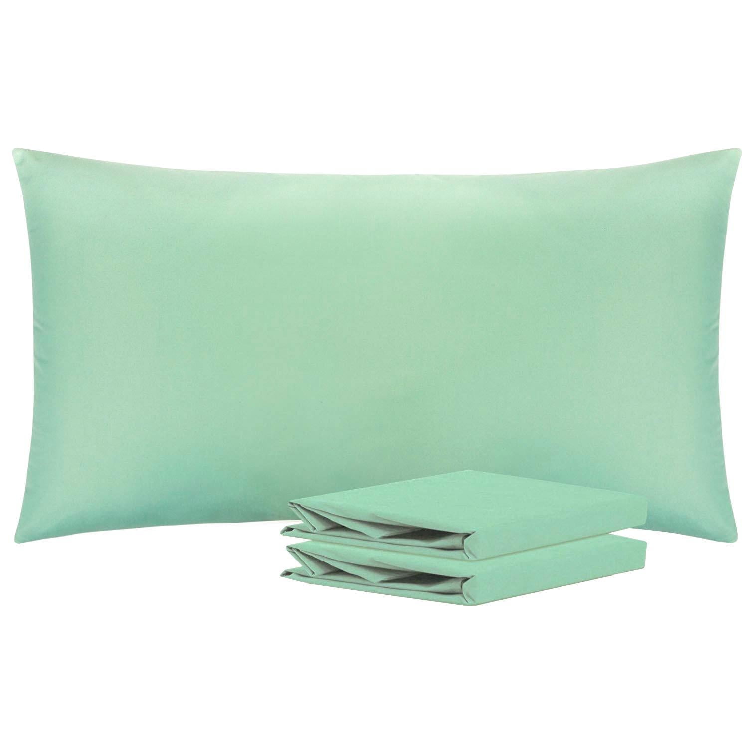 Ntbay Microfiber Pillowcase set - 2 Pack - Envelope Closure Pillow ...