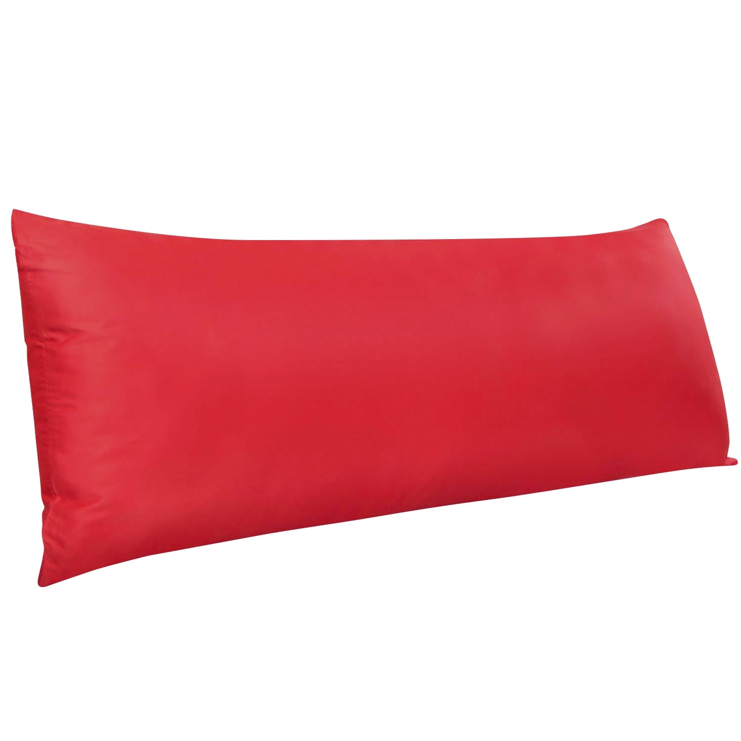 Ntbay Silky Satin Body Pillowcase, Soft Long Pillow Cover with Zipper ...