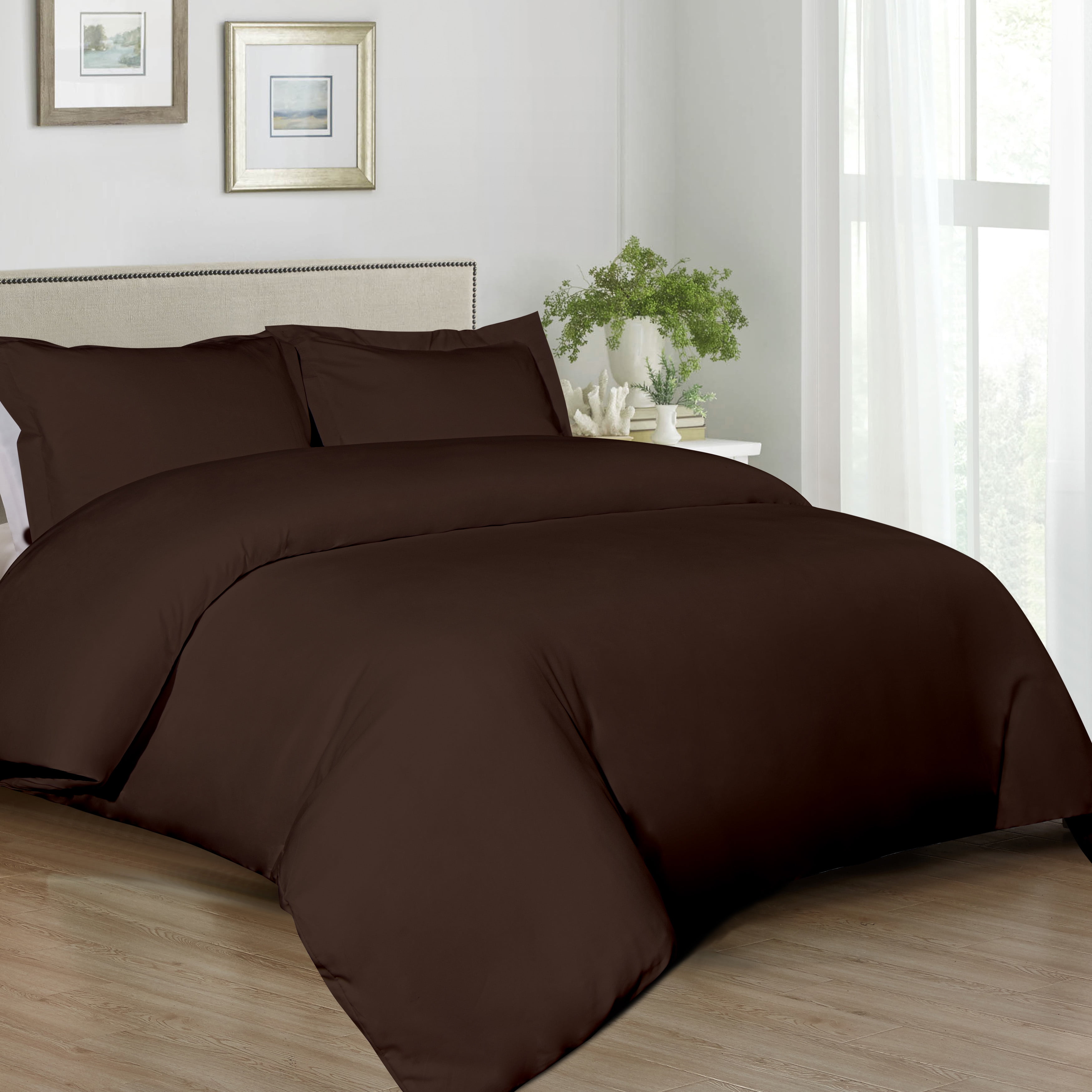 Ntbay Queen Size Soft Duvet Cover and Sham Set - Premium 1800 Series ...