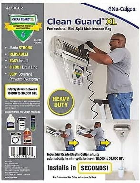 Nu-Calgon 4150-02 Clean Guard XL Mini-Split AC Maintenance Cleaning Bag ...