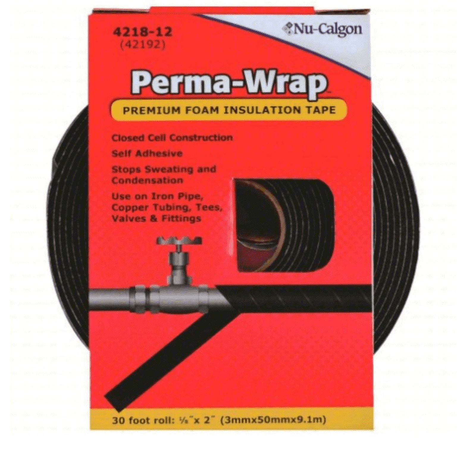 Nu-Calgon 4218-12 Perma-Wrap Foam Insulation Tape for Clean, Dry, and ...