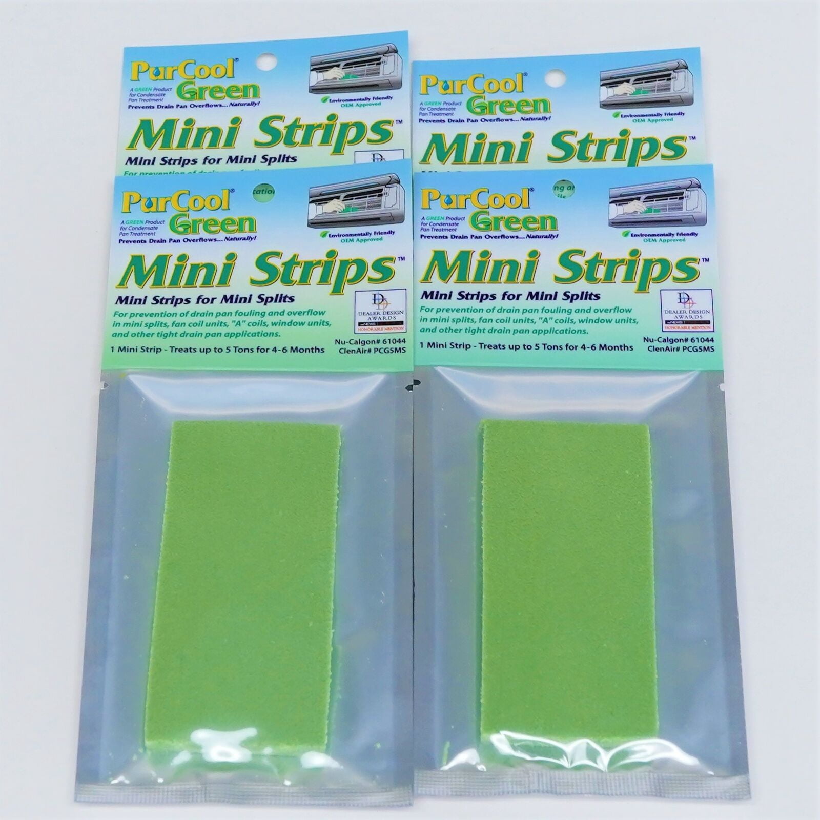 Nu Calgon 61044 4 Pack Purcool Green Mini Split Condensate Drain Pan ...