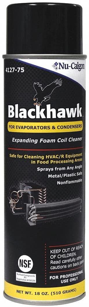 Nu Calgon Aerosol Blackhawk 18 oz HVAC Evaporator and Condenser Coil ...