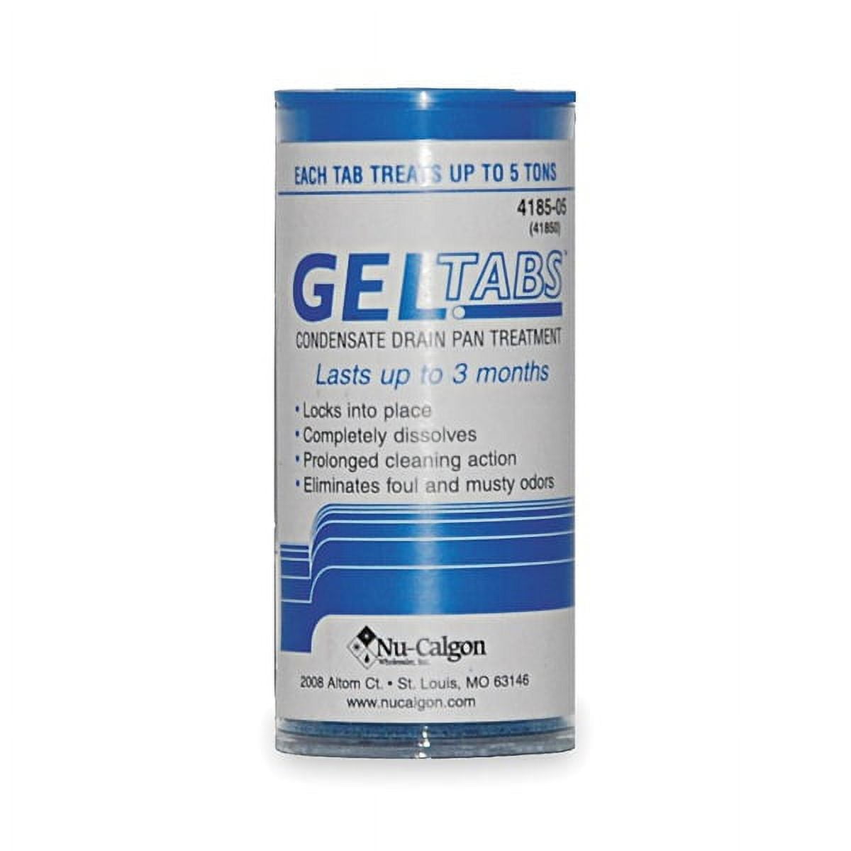 Nu-Calgon Condensate Pan Treatment, Gel Tab, 5 ton 4185-05 - Walmart.com