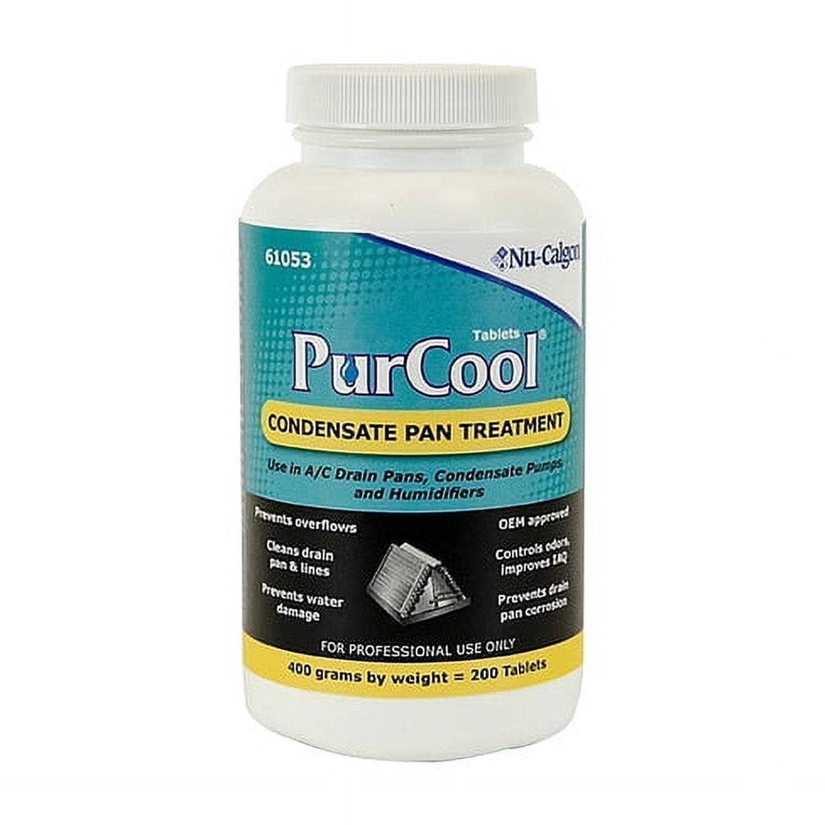 Nu-Calgon Condensate Pan Treatment, Tablet, 1 ton 61053 - Walmart.com