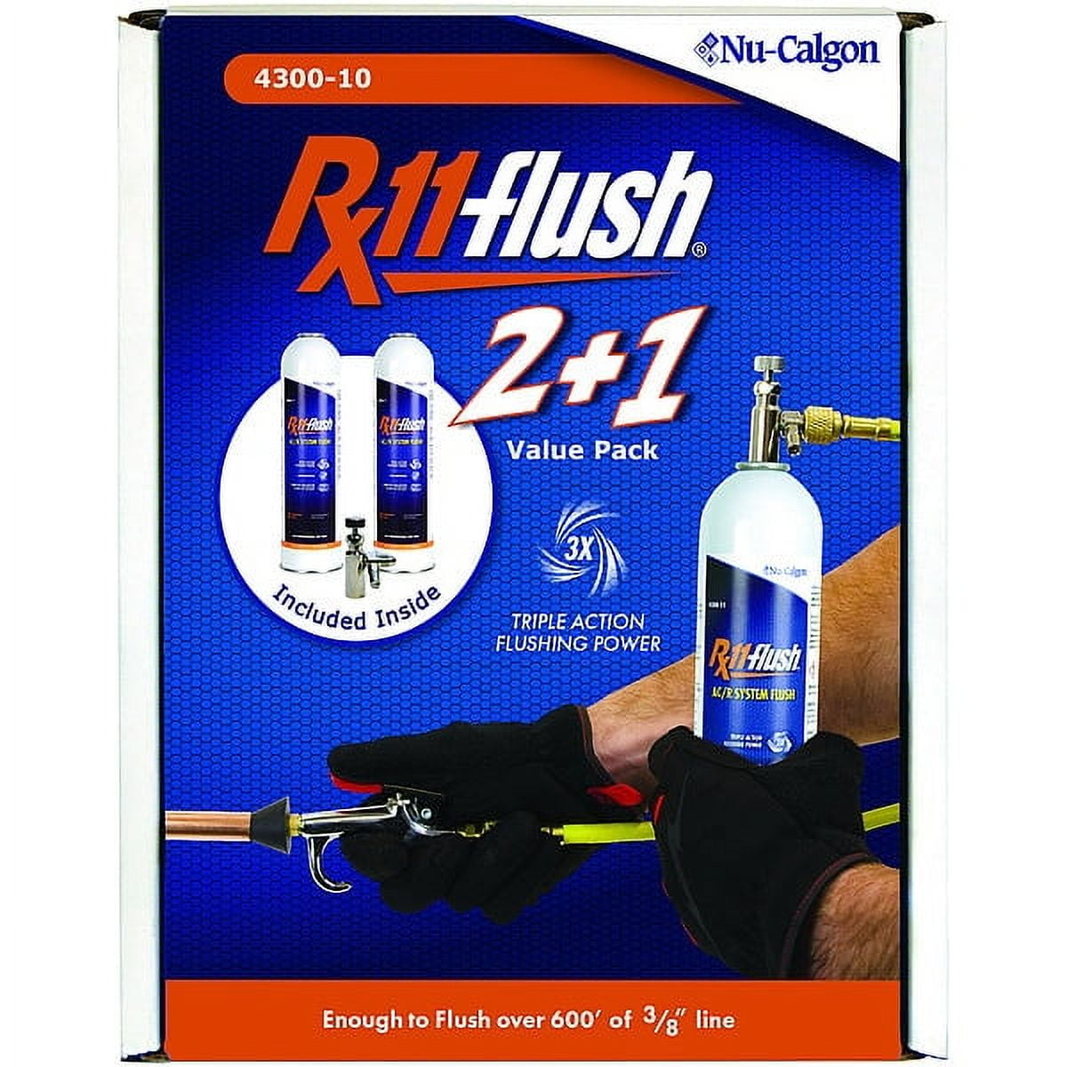Nu-Calgon Flush Solvent,2 lb,Can,Liquid,Clear 4300-10 - Walmart.com