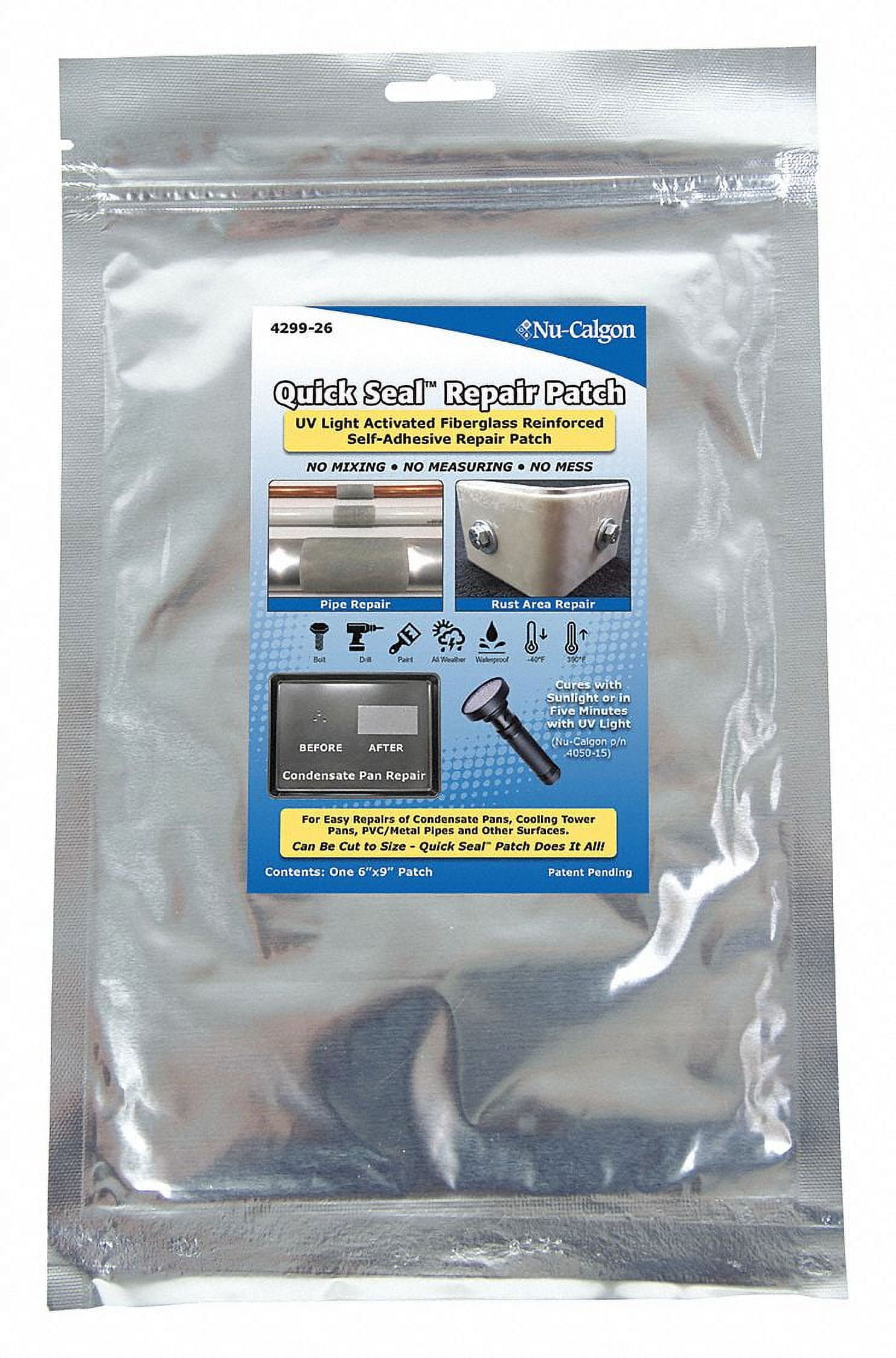 Nu-Calgon HVAC Instant Patch Repair,9" L x 6" W 4299-26 - Walmart.com