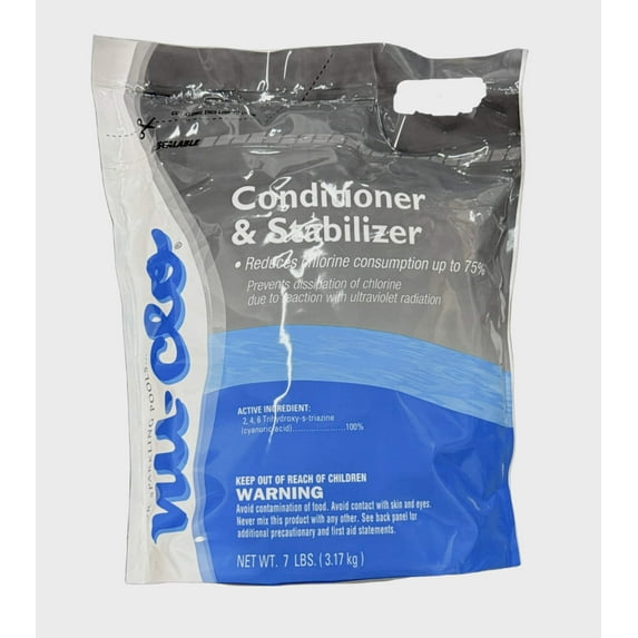 Cyanuric Acid Chlorine Pool Chemicals, Conditioner and Stabilizer, 7 ...