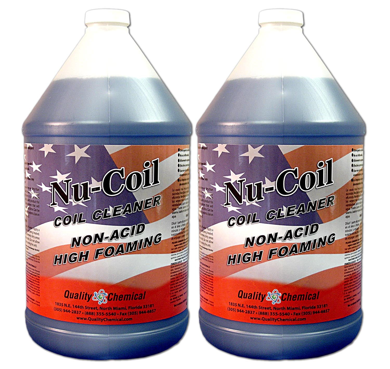 Nu-Coil Concentrated Air Conditioner Coil Cleaner - 2 gallon case ...