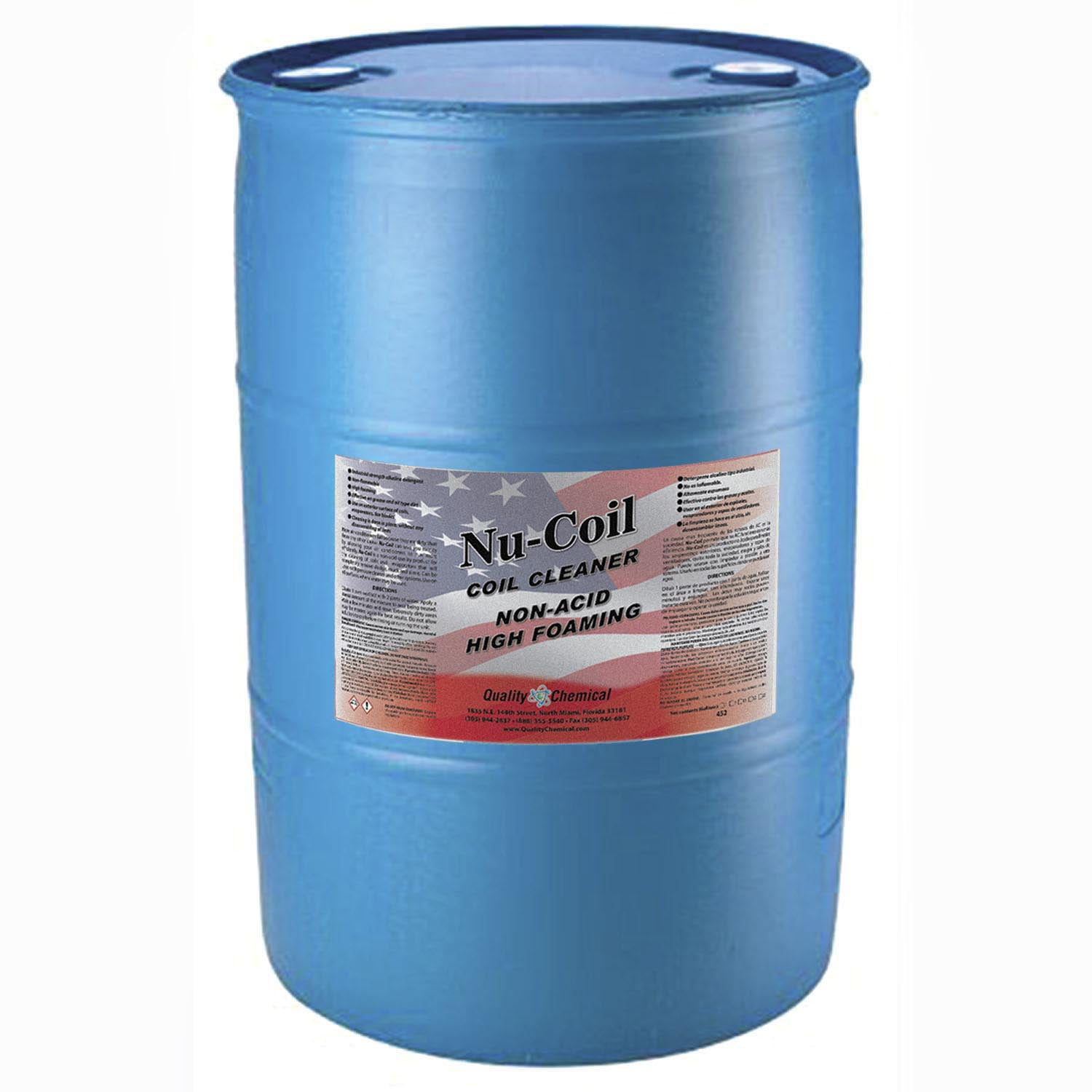Nu-Coil Concentrated Air Conditioner Coil Cleaner - 55 gallon drum ...