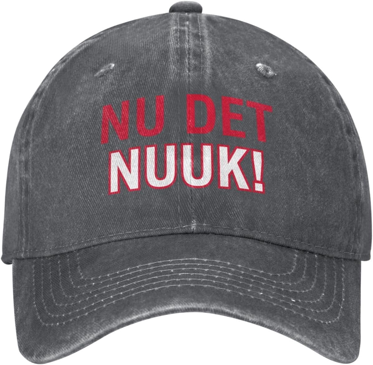 Nu Det Nuuk! Now'S Enough! Greenland Denmark Flag Hat Classic Baseball ...