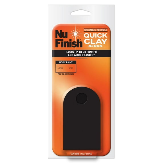 Nu Finish Quick Clay Block Reusable Surface Cleaner - Walmart.com