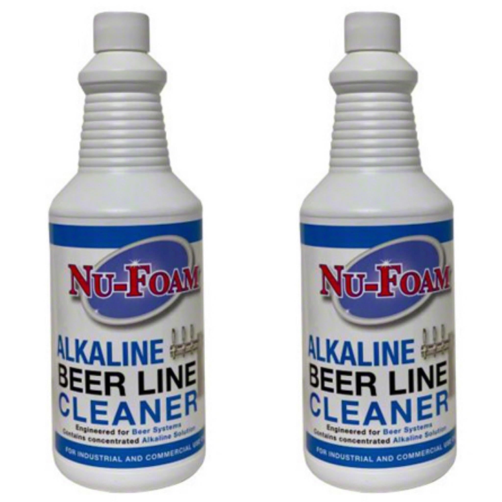 Nu-Foam Alkaline Beer Line Cleaner, Heavy-Duty Degreaser, 32oz (2-Pack ...