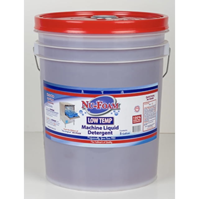 Nu-Foam Heavy Duty Low Temp Commercial Machine Warewashing Detergent (5 ...