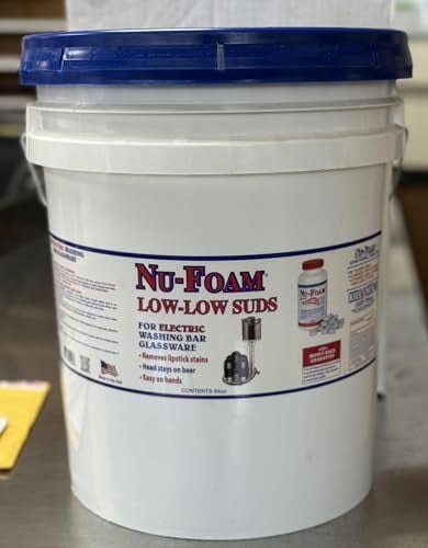 Nu-Foam Low Low Suds Liquid Detergent for Bar Glassware - Original ...