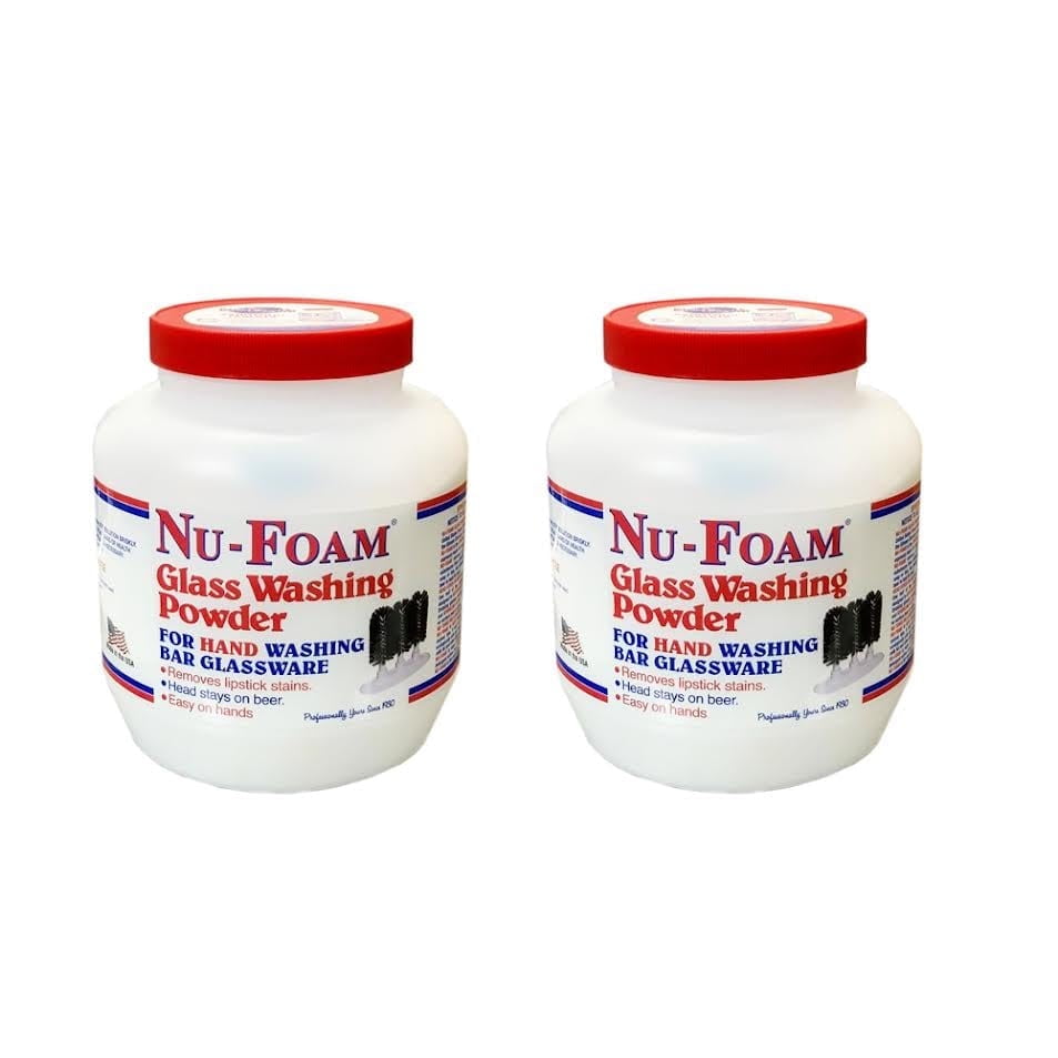Nu-Foam Unscented Glass Washing Powder, 64 Ounce (Pack of 2) - Walmart.com