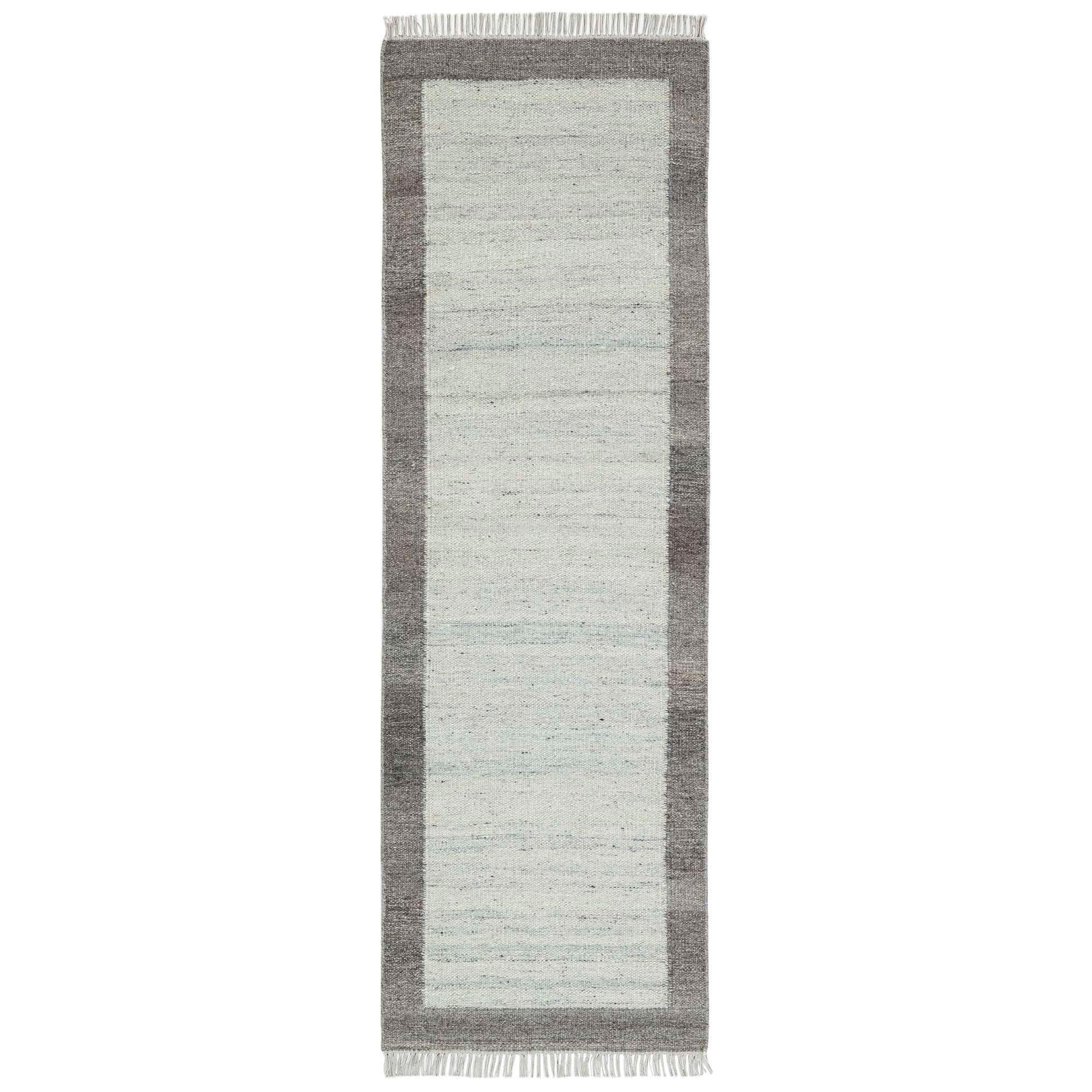 Nu Maison Soft Border Area Rug, Charcoal - 2'6"x8' - Walmart.com