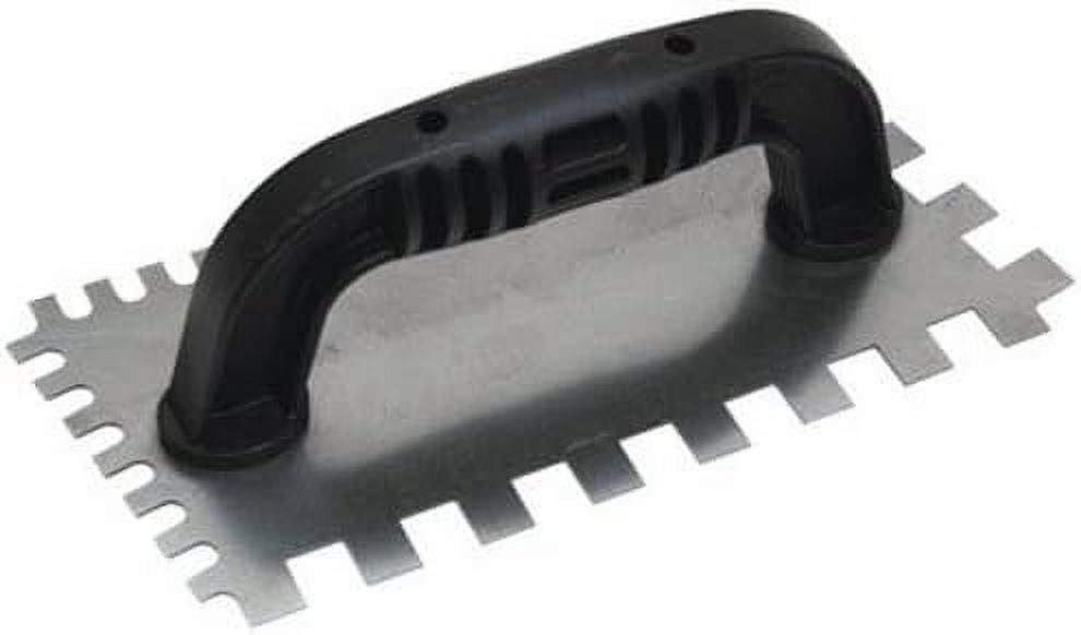 Nu-Pride Notched Trowel Ceramic, Notched, Plastic 4 " Metal - Walmart.com