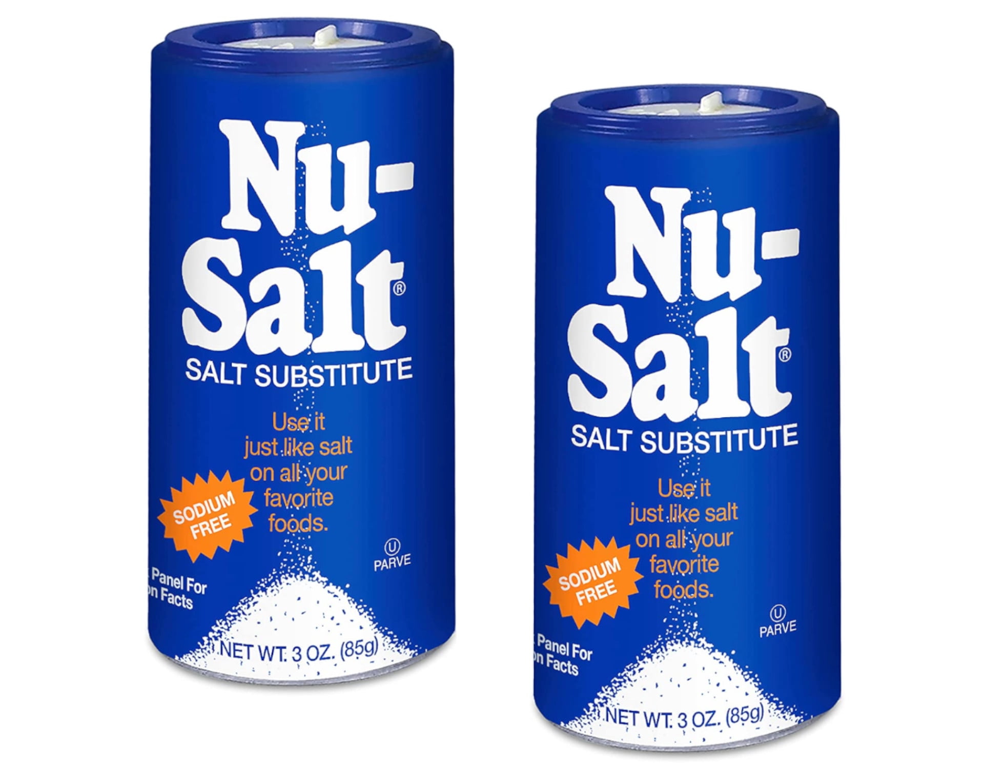 Nu-Salt Salt Substitute for Cooking (Sodium Free), 3 Oz. - 2 Pack ...