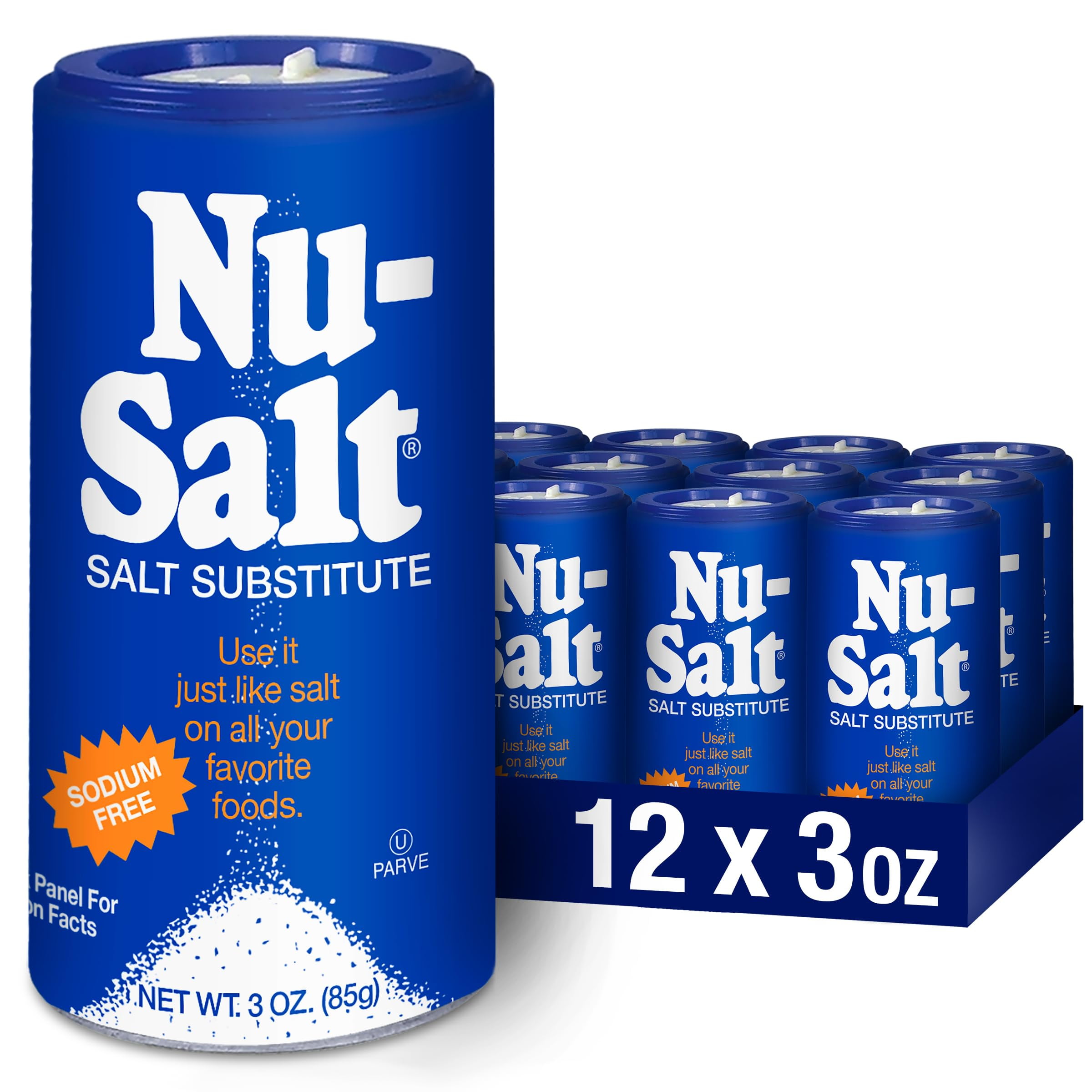 Nu-Salt Sodium-Free Salt Substitute, STF9 Contains Potassium Chloride ...