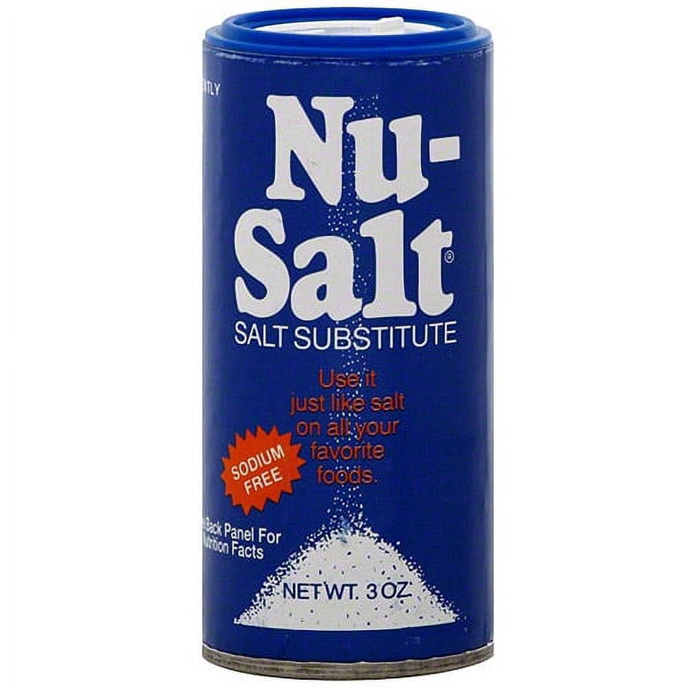 Nu-Salt Substitute Salt, 3 oz (Pack of 12) - Walmart.com