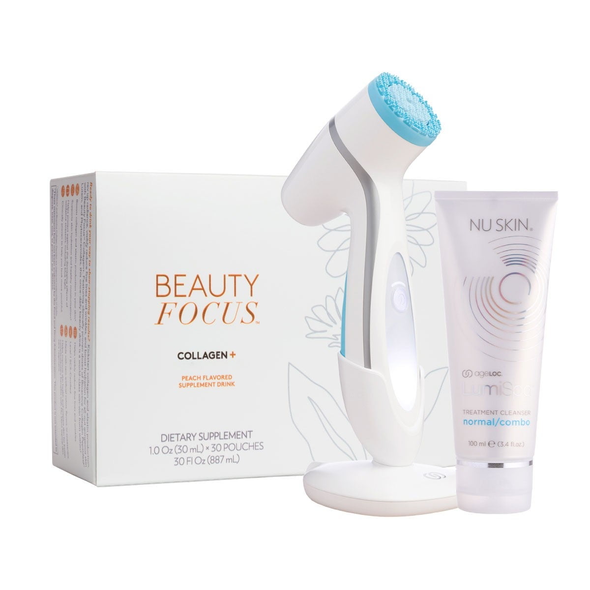 Nu Skin Beauty Focus Collagen and LumiSpa Essential Normal Kit ...